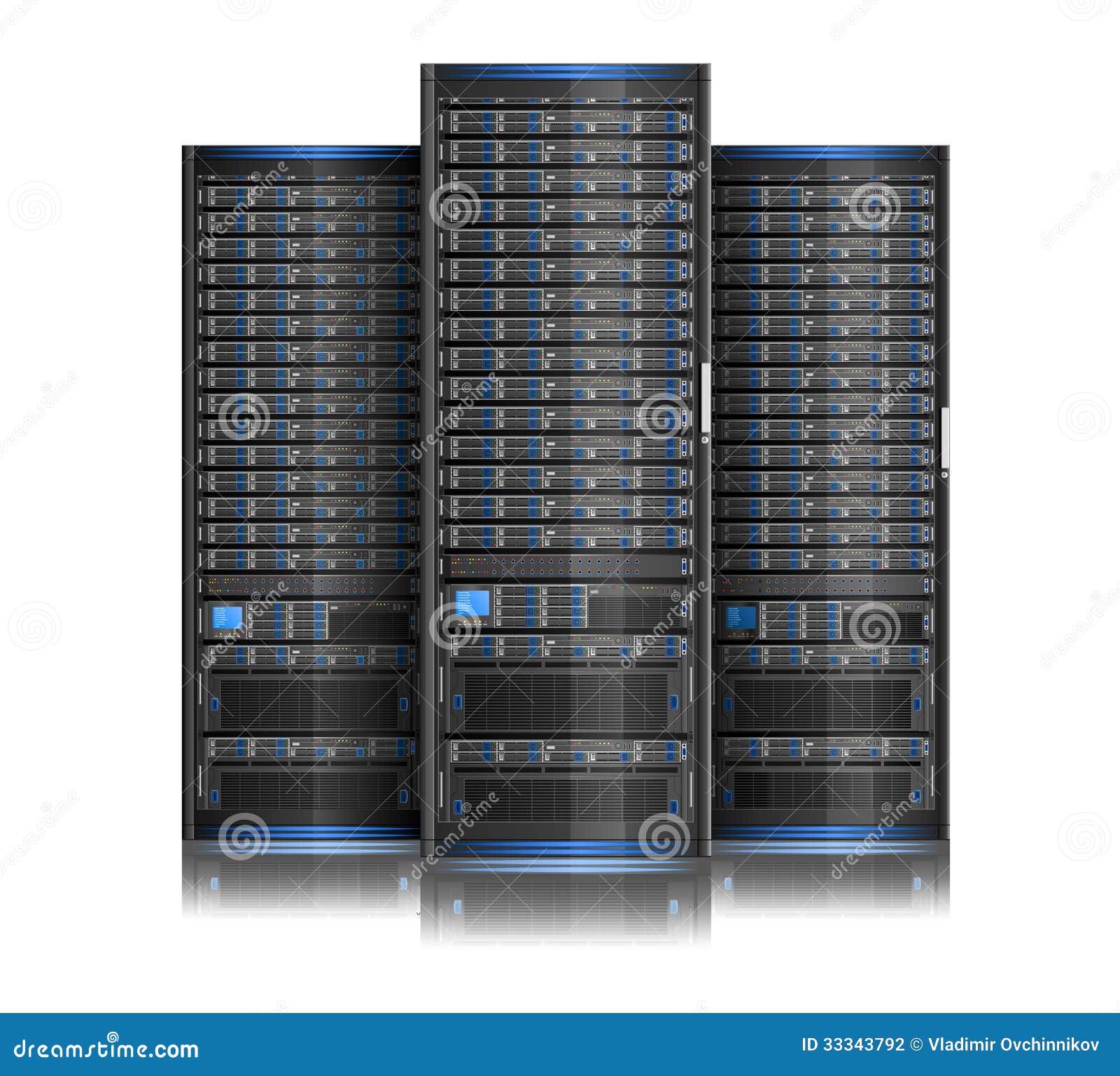 Server stock vector. Illustration of data, mainframe - 33343792