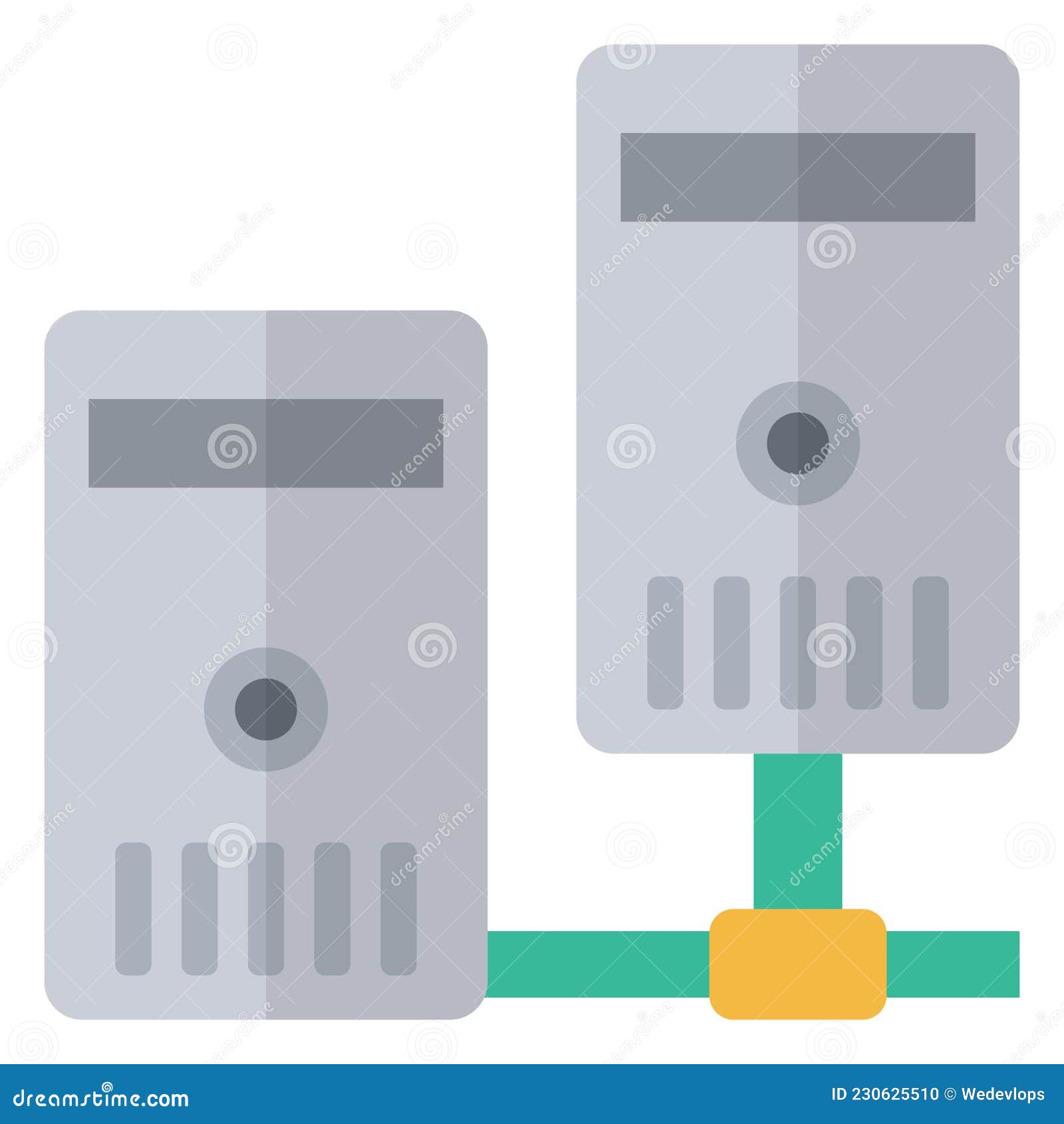 Server Wireless Connection Wifi Server Stock Photo - Illustration of ...