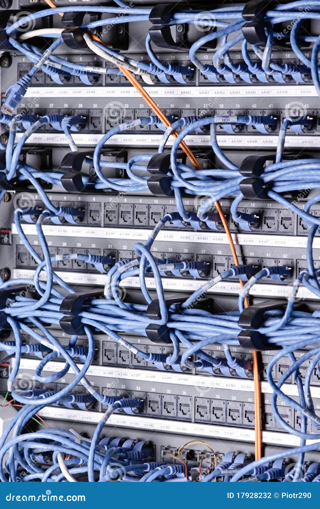 Server and wires stock photo. Image of ethernet, technology - 17928232