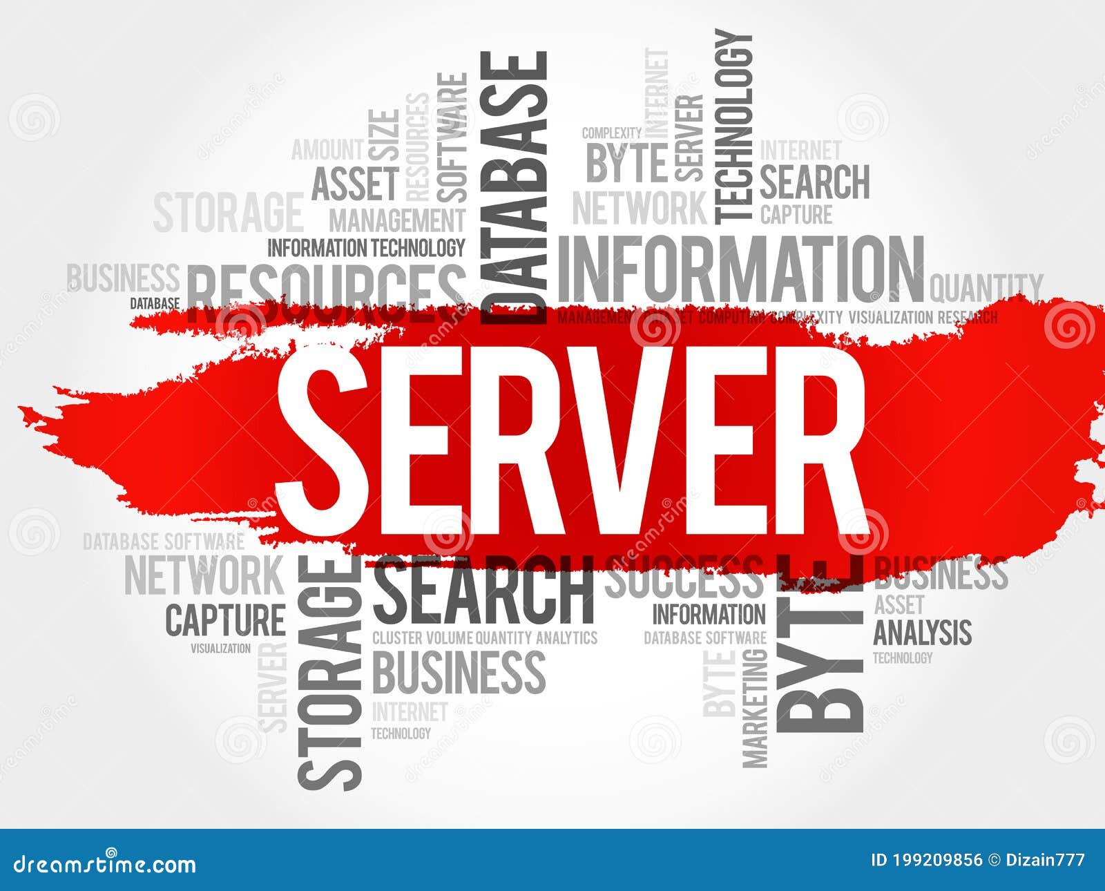 Server word cloud stock photo. Image of cost, collage - 199209856
