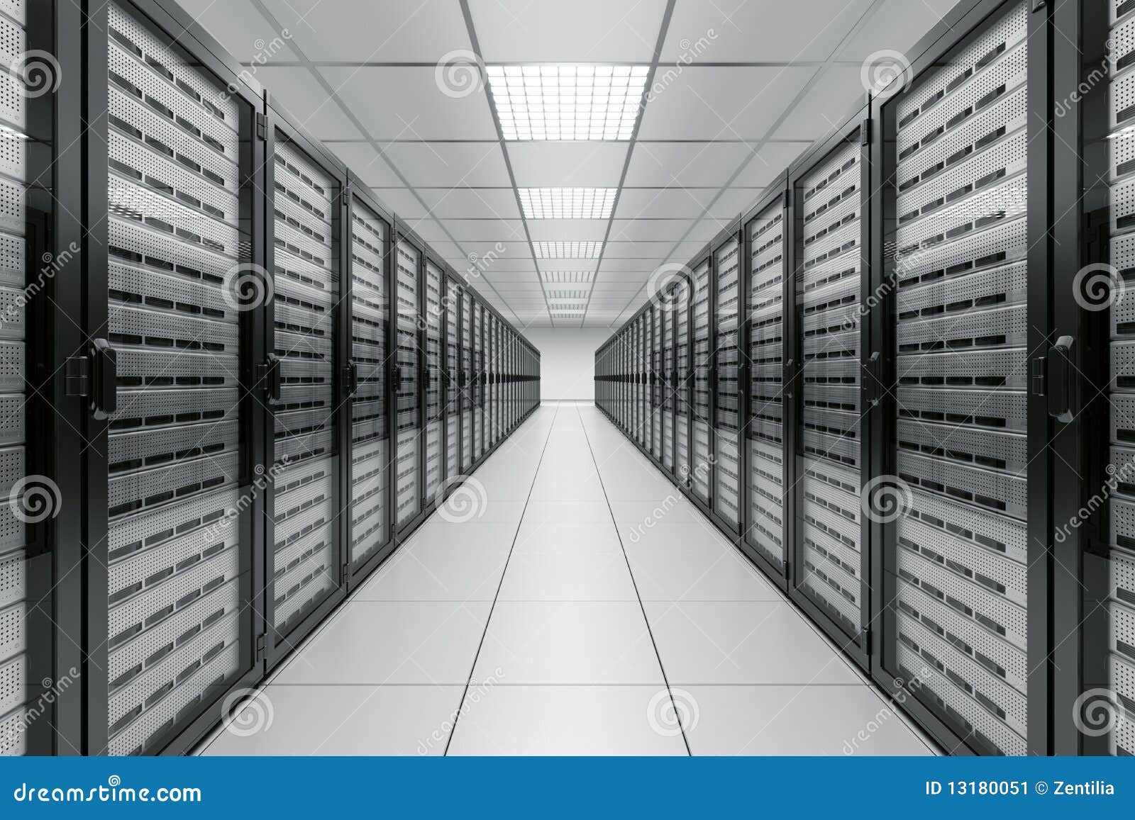 Serverraum stock abbildung. Illustration von geschäft - 13180051
