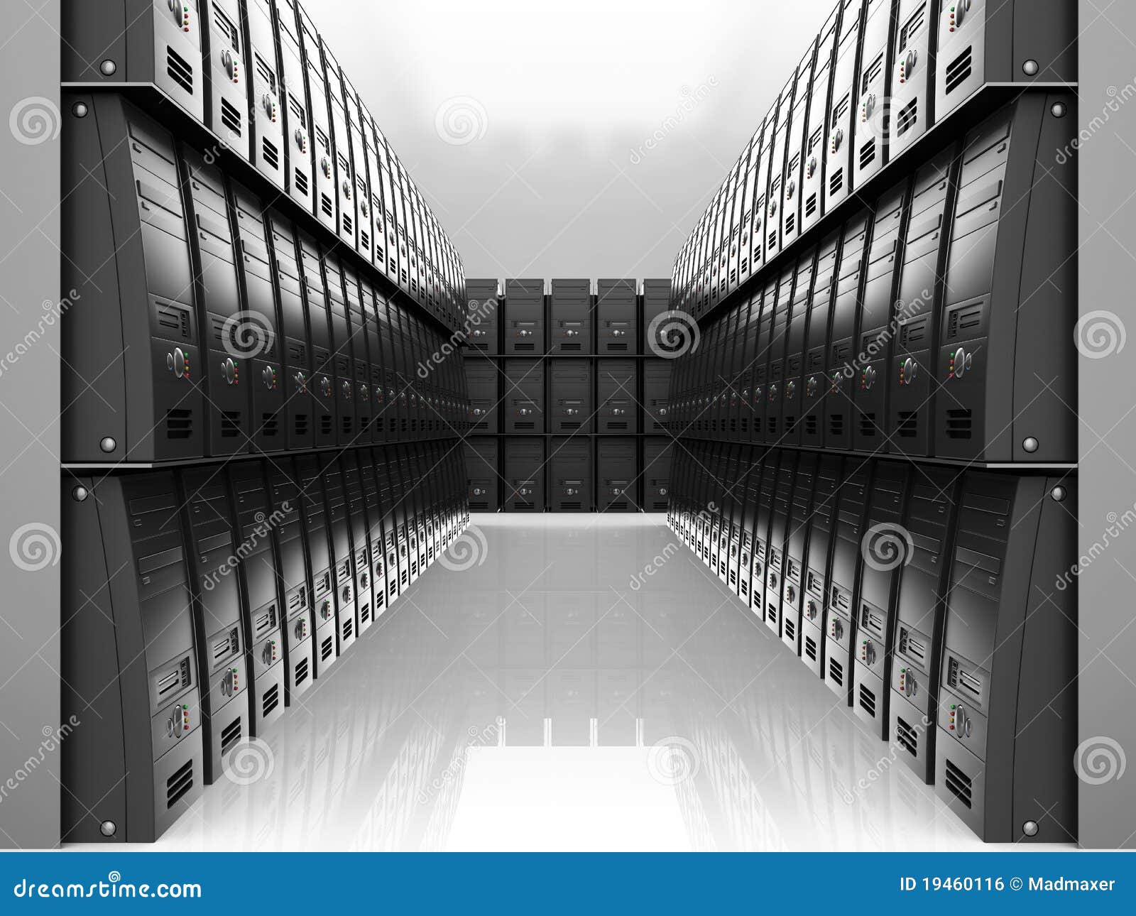 Servers stock illustration. Illustration of arrangement - 19460116