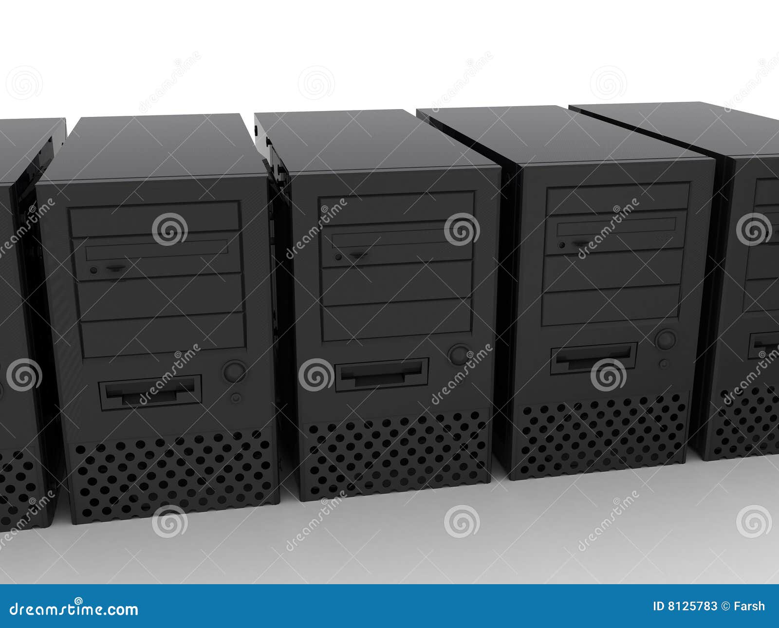 Servers stock illustration. Illustration of keyboard, laptop - 8125783