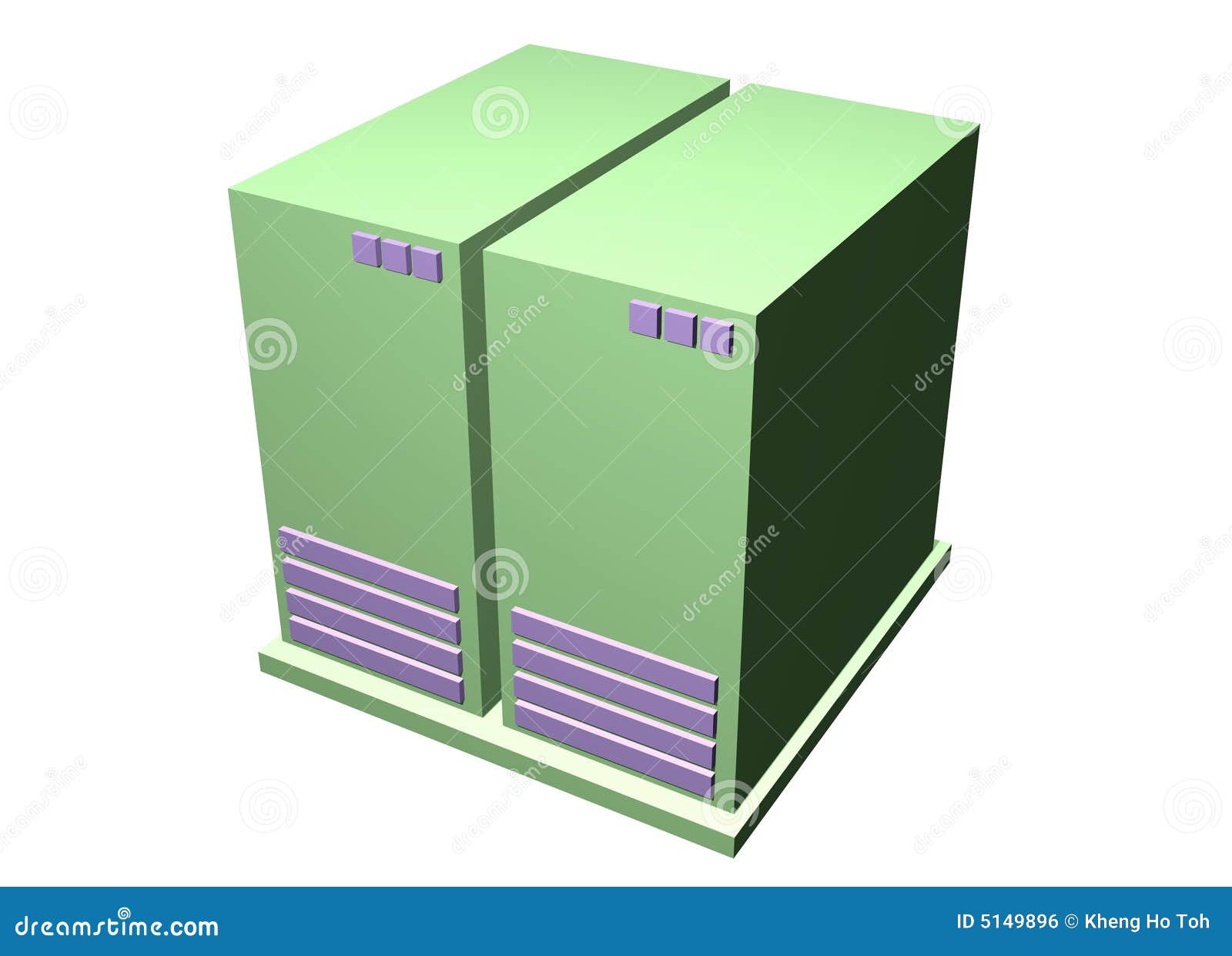 Isolated Servers Rack Royalty-Free Stock Image | CartoonDealer.com ...