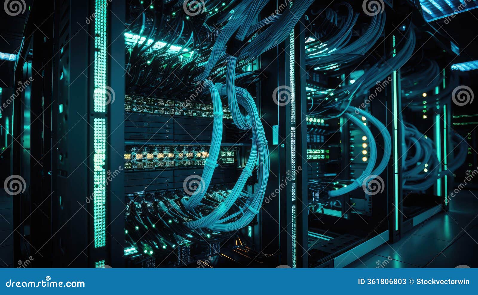 Center Cabling Solutions Royalty-Free Cartoon | CartoonDealer.com ...