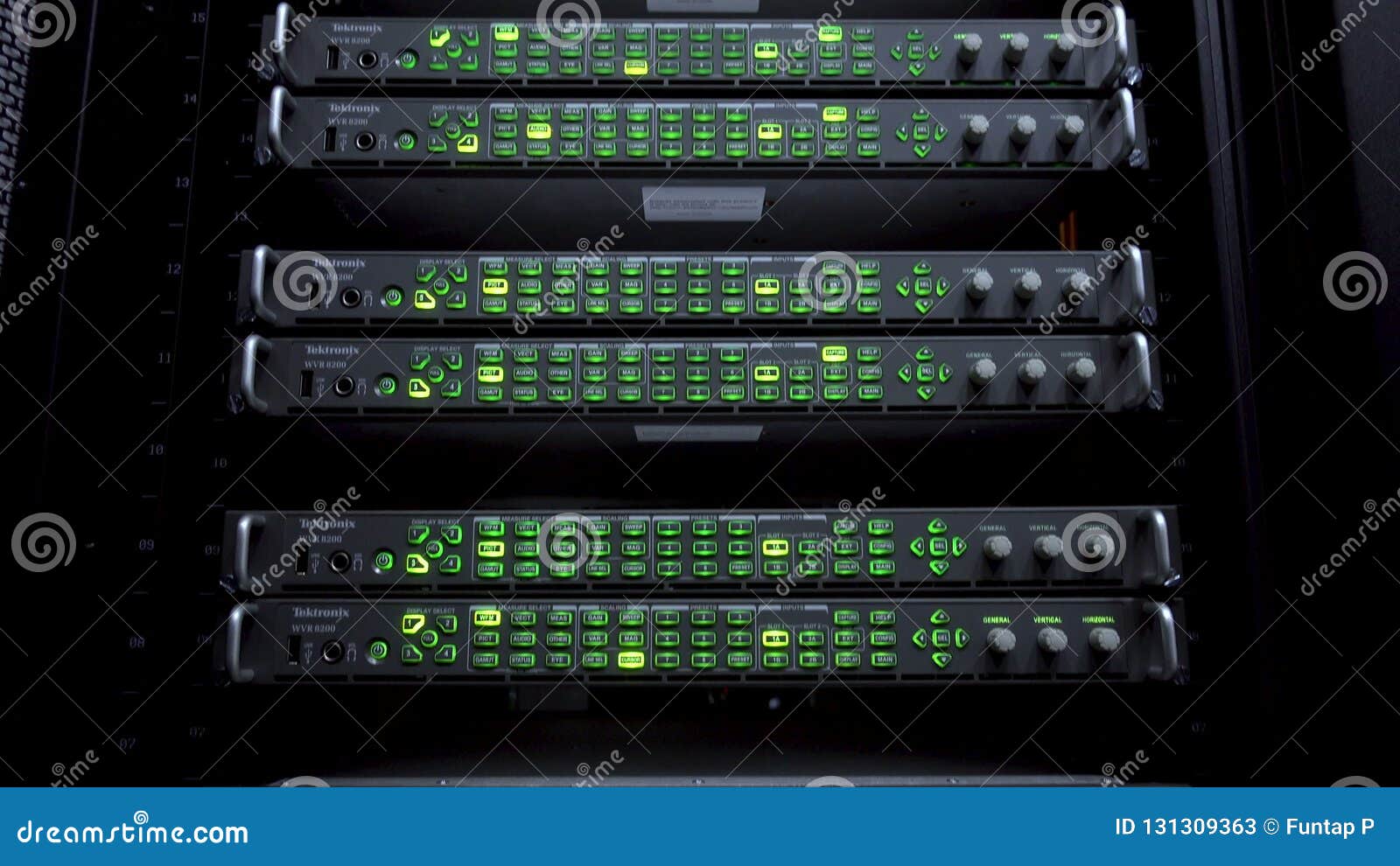 Servers in Data Center. Servers Racks Close Up in Modern Data Center ...
