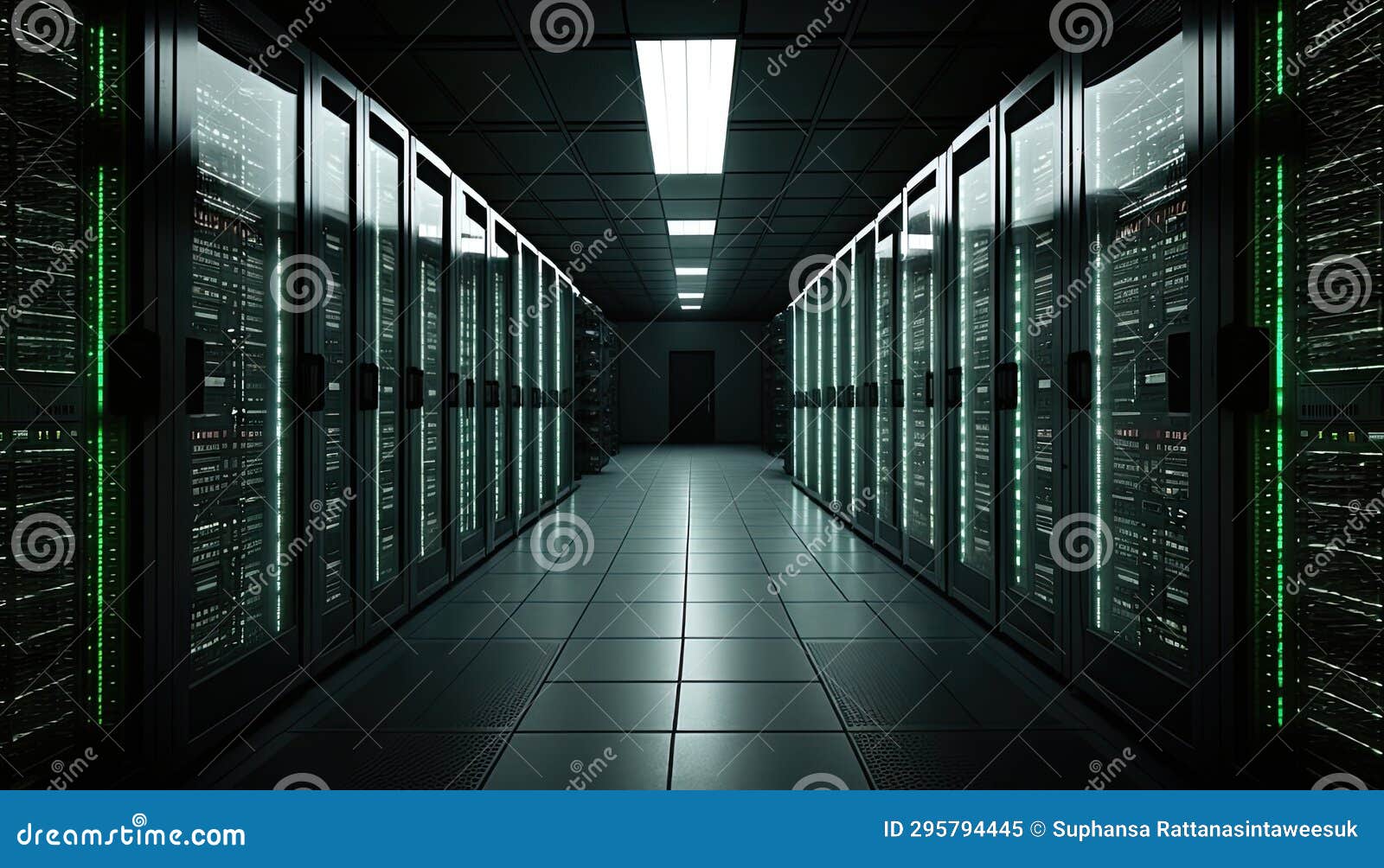 Servers Data Center Room Storage Systems Stock Image - Image of ...