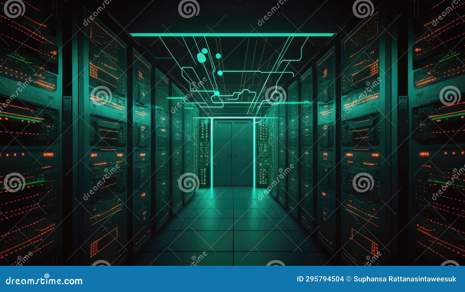 Servers Data Center Room Storage Systems Stock Photo - Image of concept ...