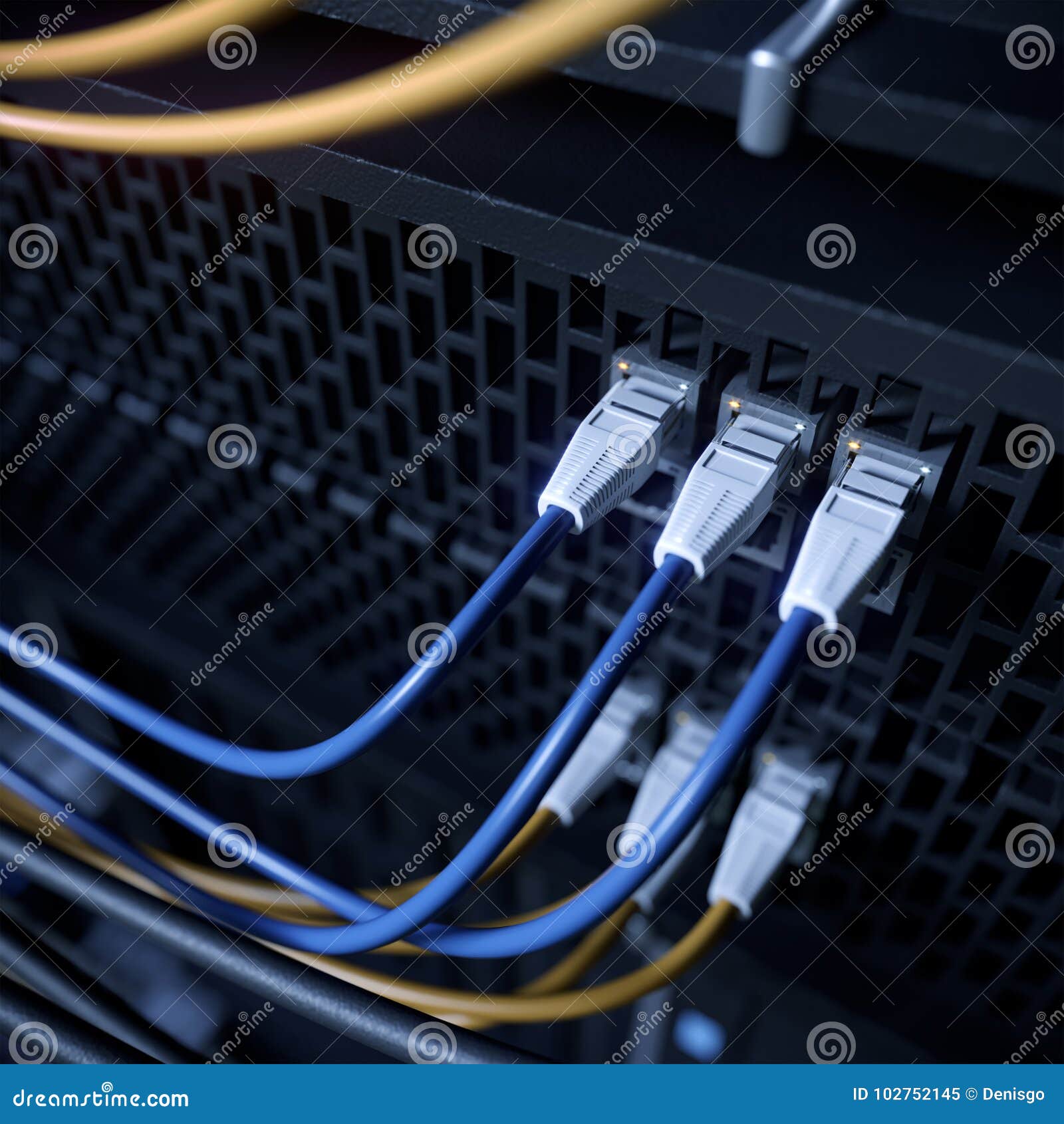 Servers and Hardware Room Computer Technology Concept Photo Stock Image ...