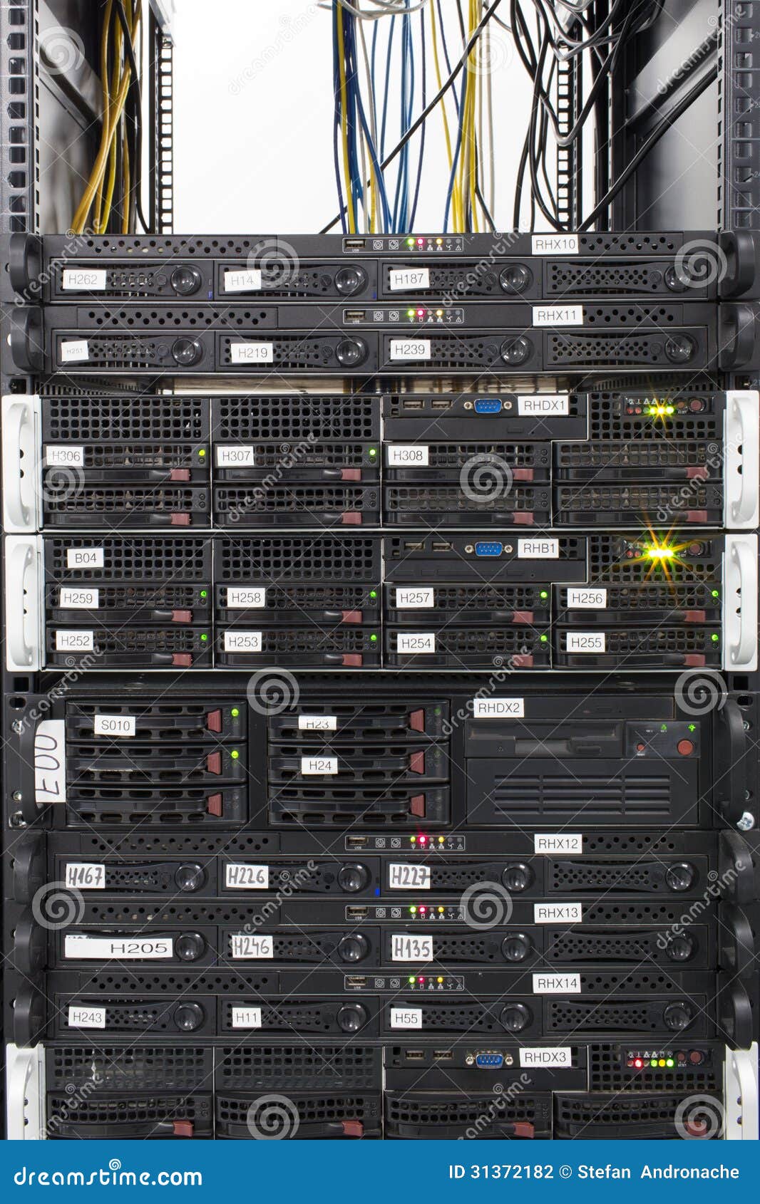 Servers stock photo. Image of telecommunication, webhosting - 31372182