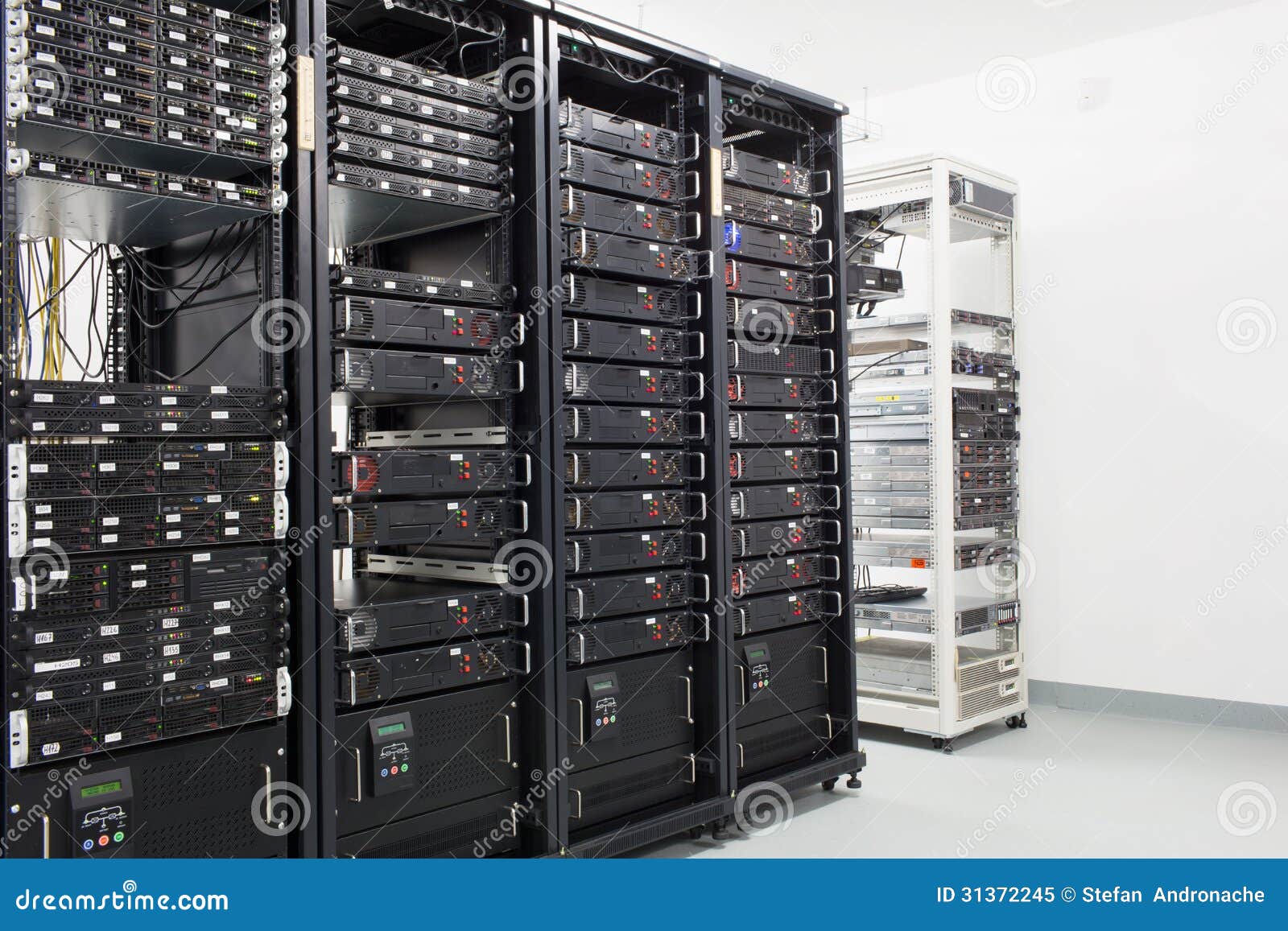 Servers stock image. Image of industry, server, hosting - 31372245