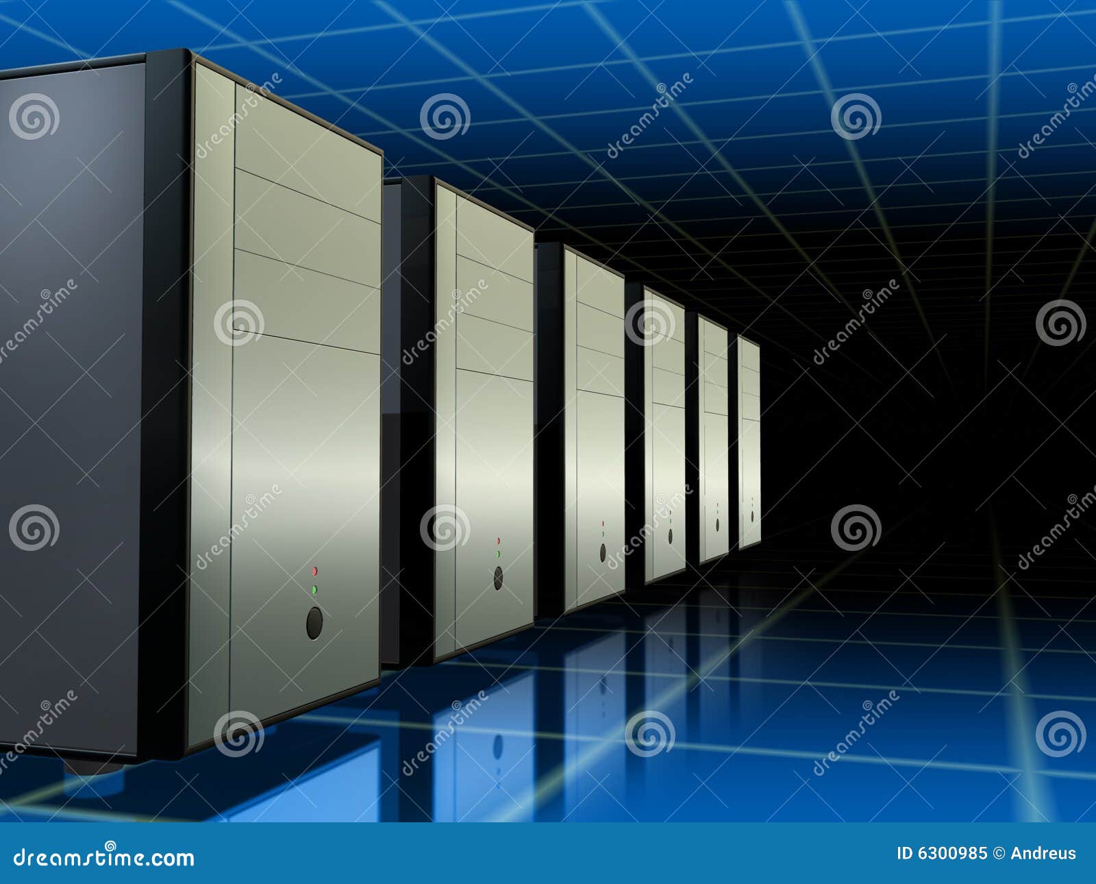 Servers network stock illustration. Illustration of connection - 6300985