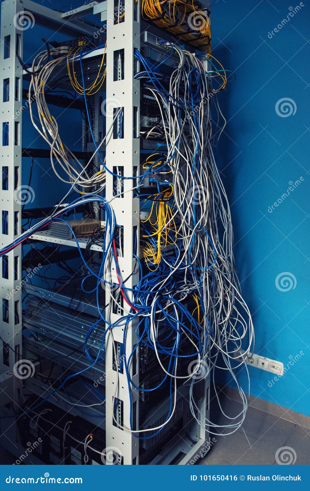 Servers in server room stock photo. Image of datacenter - 101650416