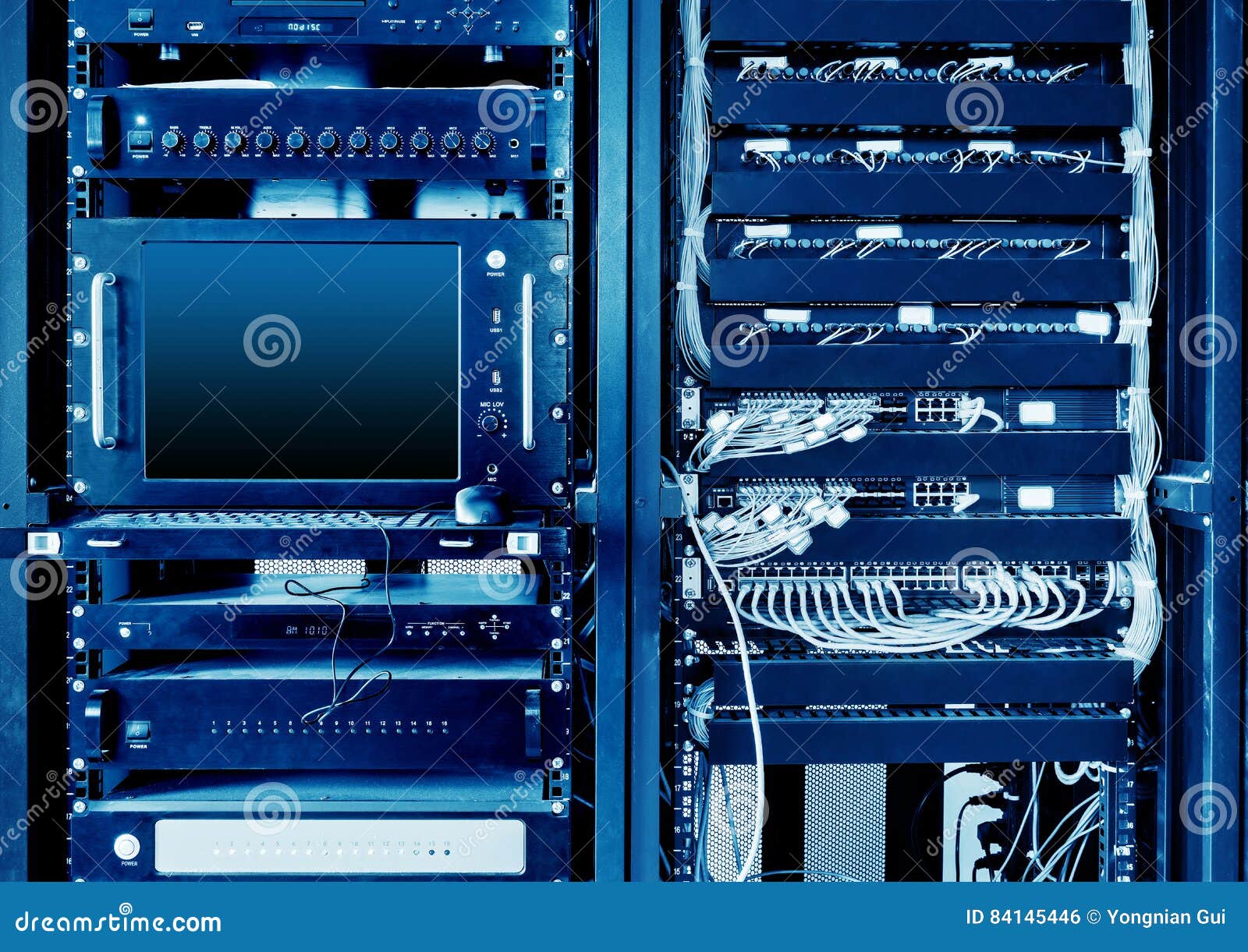 Servers And Switches Stock Photo | CartoonDealer.com #84145446