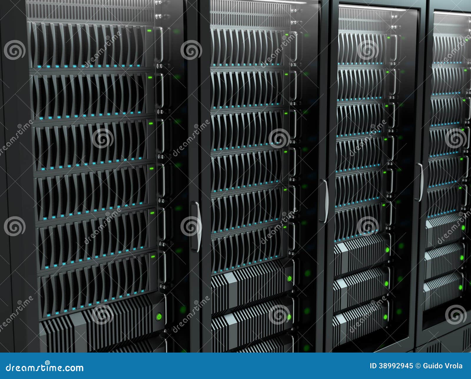Servers stock illustration. Illustration of digital, data - 38992945