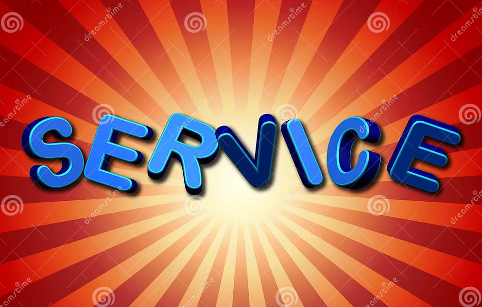 Service stock illustration. Illustration of conceptual - 10438736