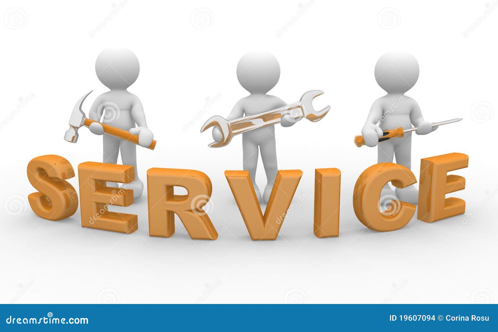 Service stock illustration. Illustration of concept, work - 19607094
