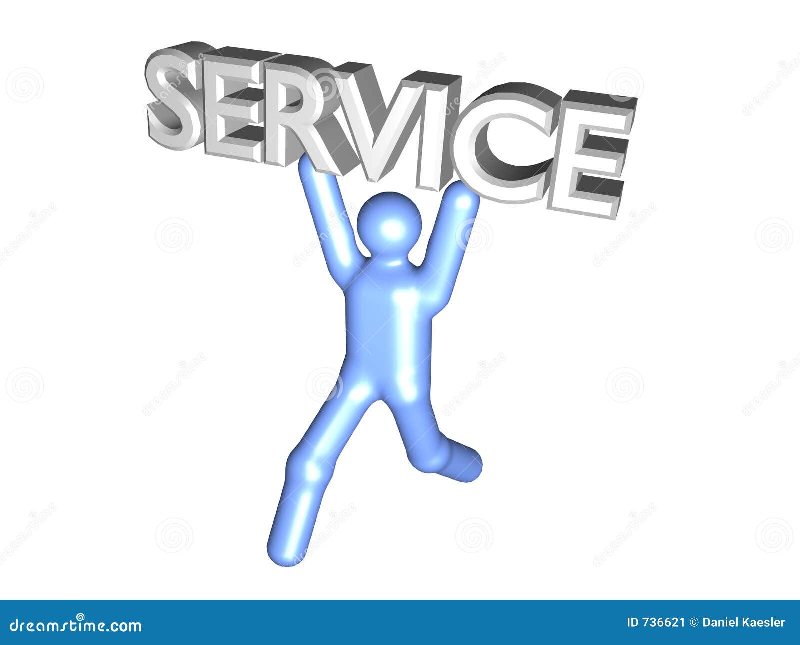 Service 3D stock illustration. Illustration of lift, sale - 736621