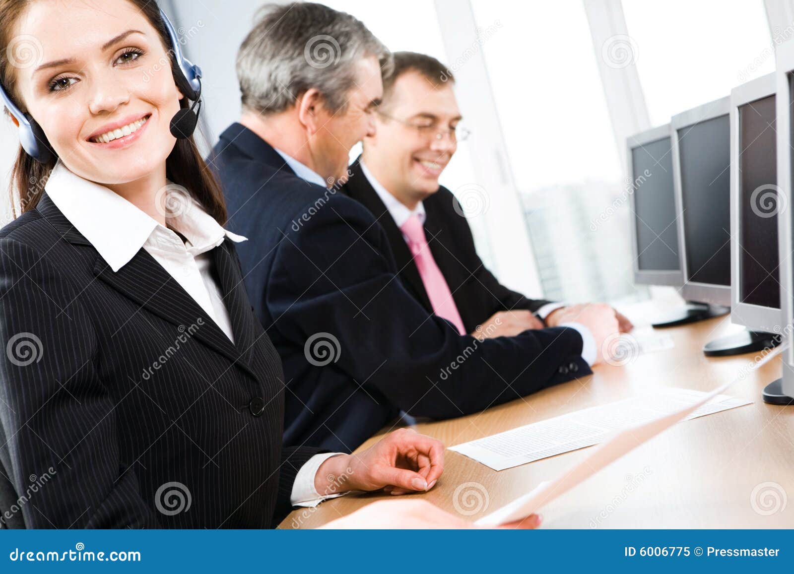 Service stock image. Image of businessman, hotline, line - 6006775