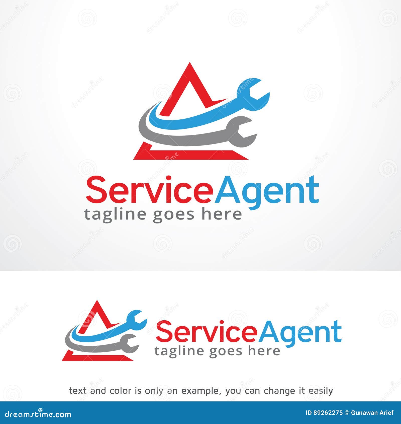 Service Agent Logo Template Design Vector, Emblem, Design Concept ...