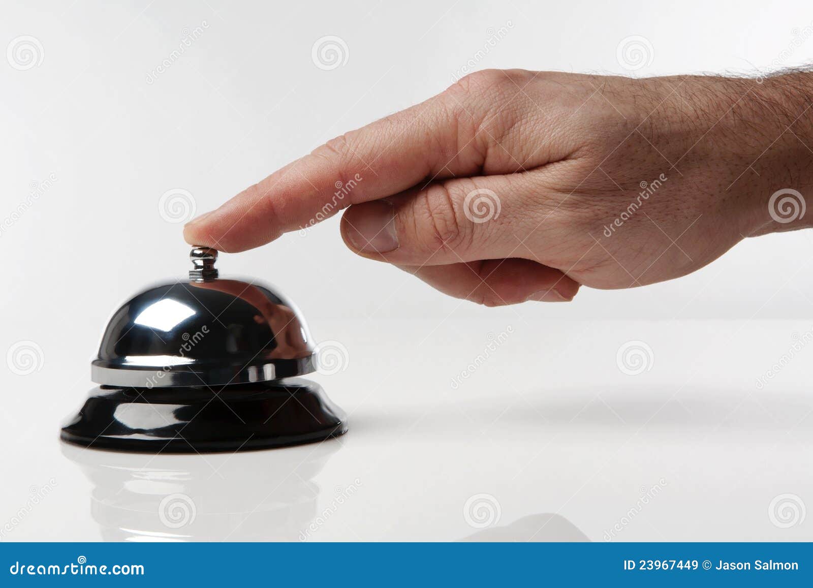 Service bell stock image. Image of bell, reception, ring - 23967449