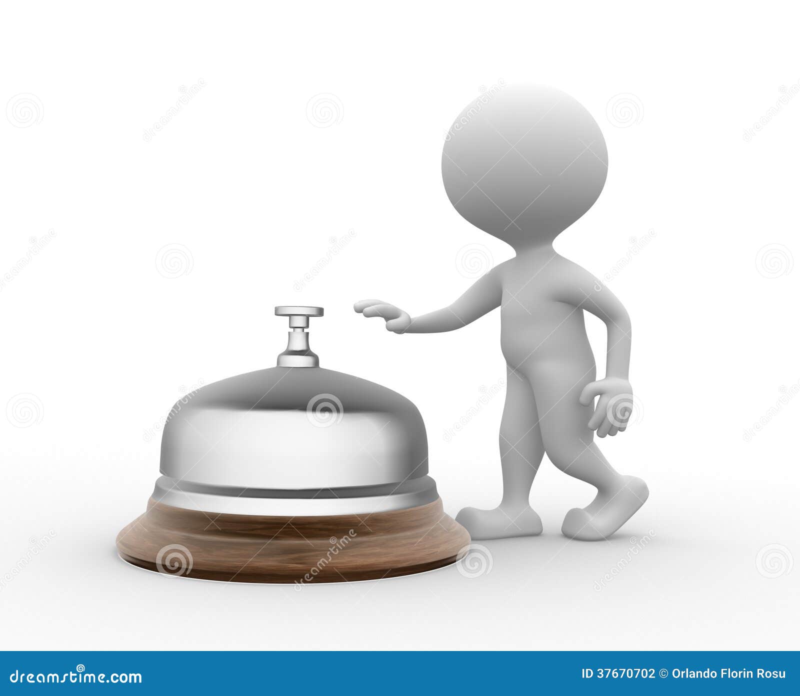 Service bell stock illustration. Illustration of business - 37670702
