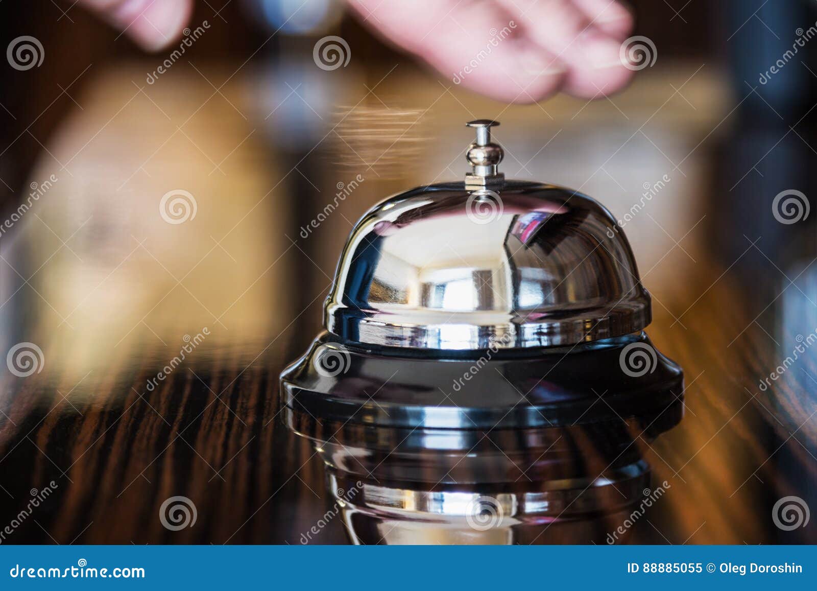Service Bell in a Hotel or Other Premises Stock Image - Image of bell ...