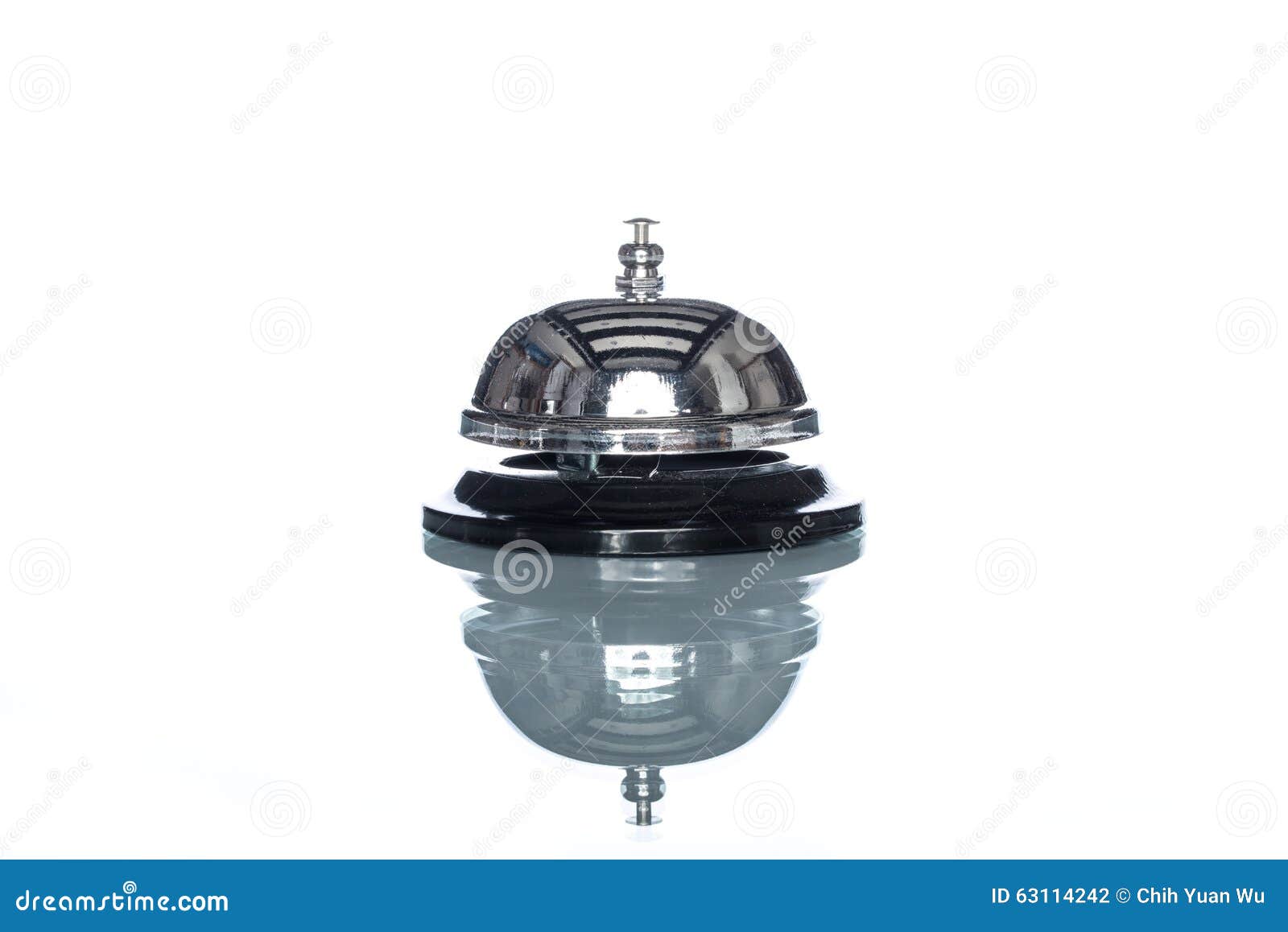 Service Bell On White Background, Customer Demand Stock Photography ...