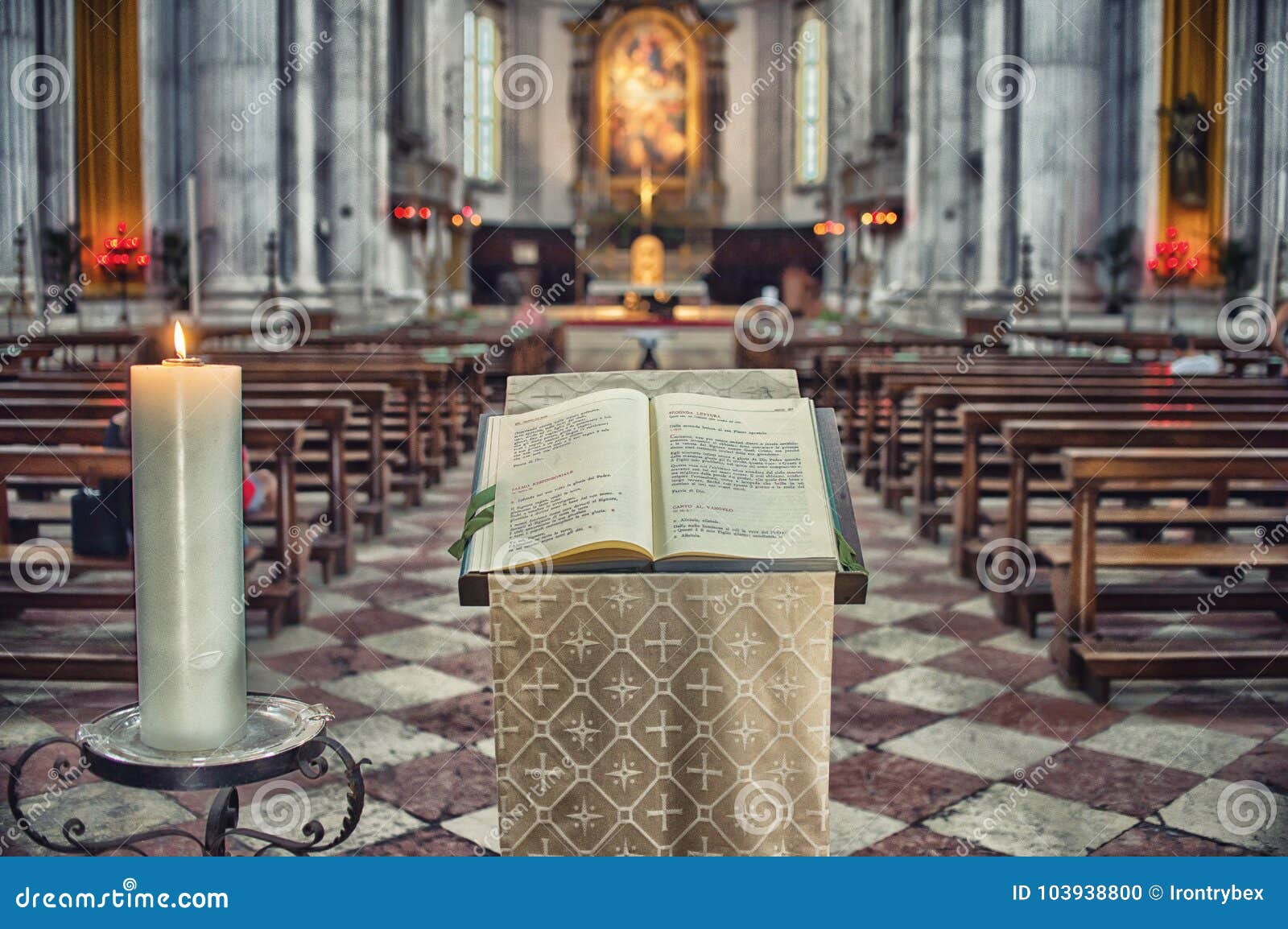 Service Book in the Old Church Editorial Image - Image of architecture ...