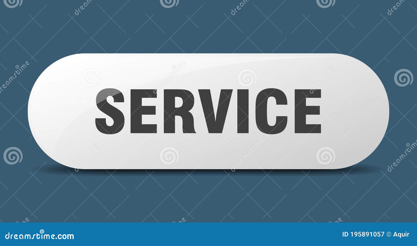 Service Button. Service Sign. Key. Push Button Stock Vector ...