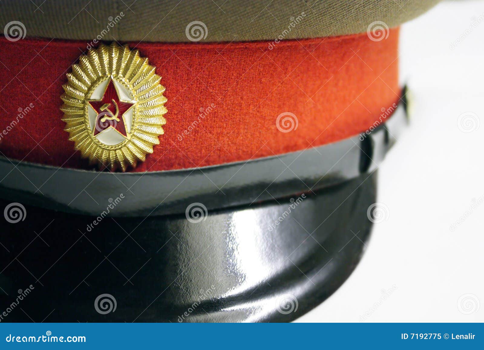 Service cap stock image. Image of macro, staff, mark, token - 7192775