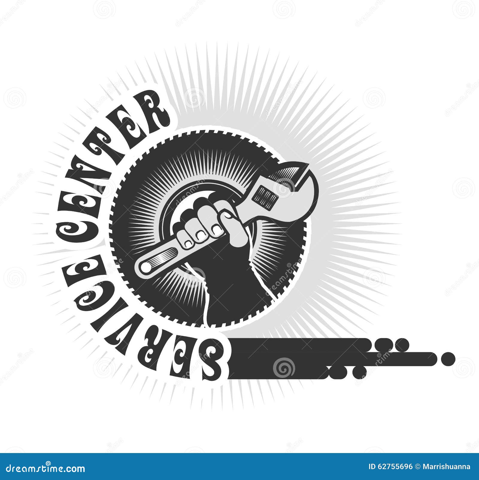 Service-Center-Logo vektor abbildung. Illustration von symbol - 62755696