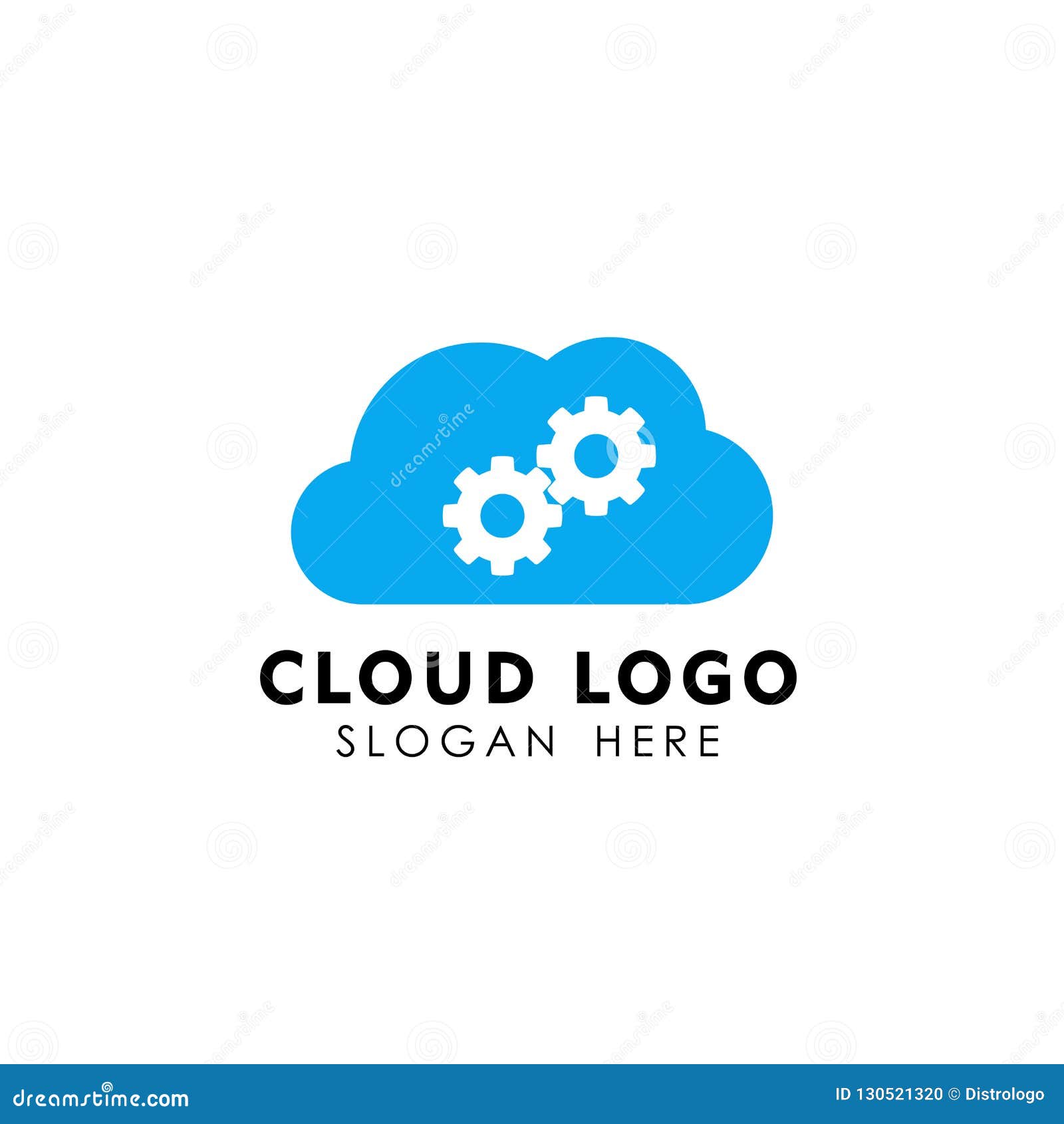 Service Cloud Tech Icon Design. Cloud Vector Stock Vector ...