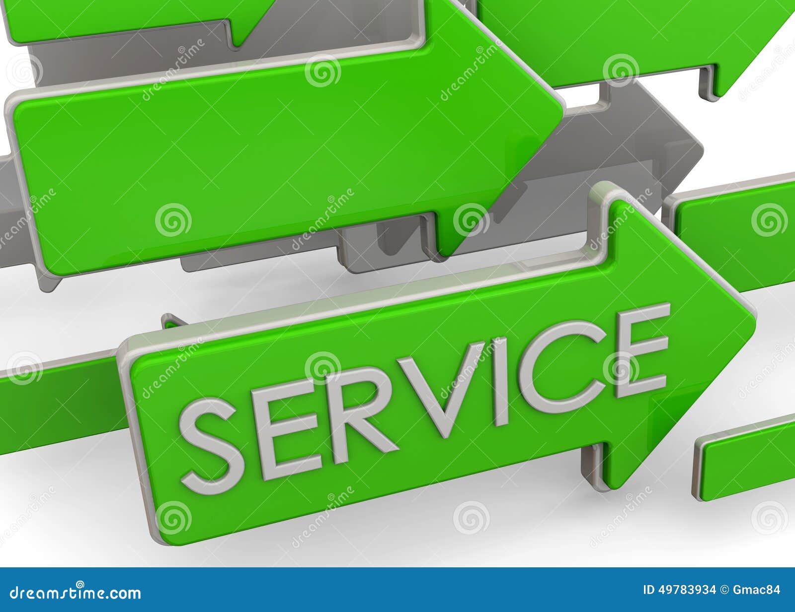 Service Concept - 3D stock illustration. Illustration of quality - 49783934