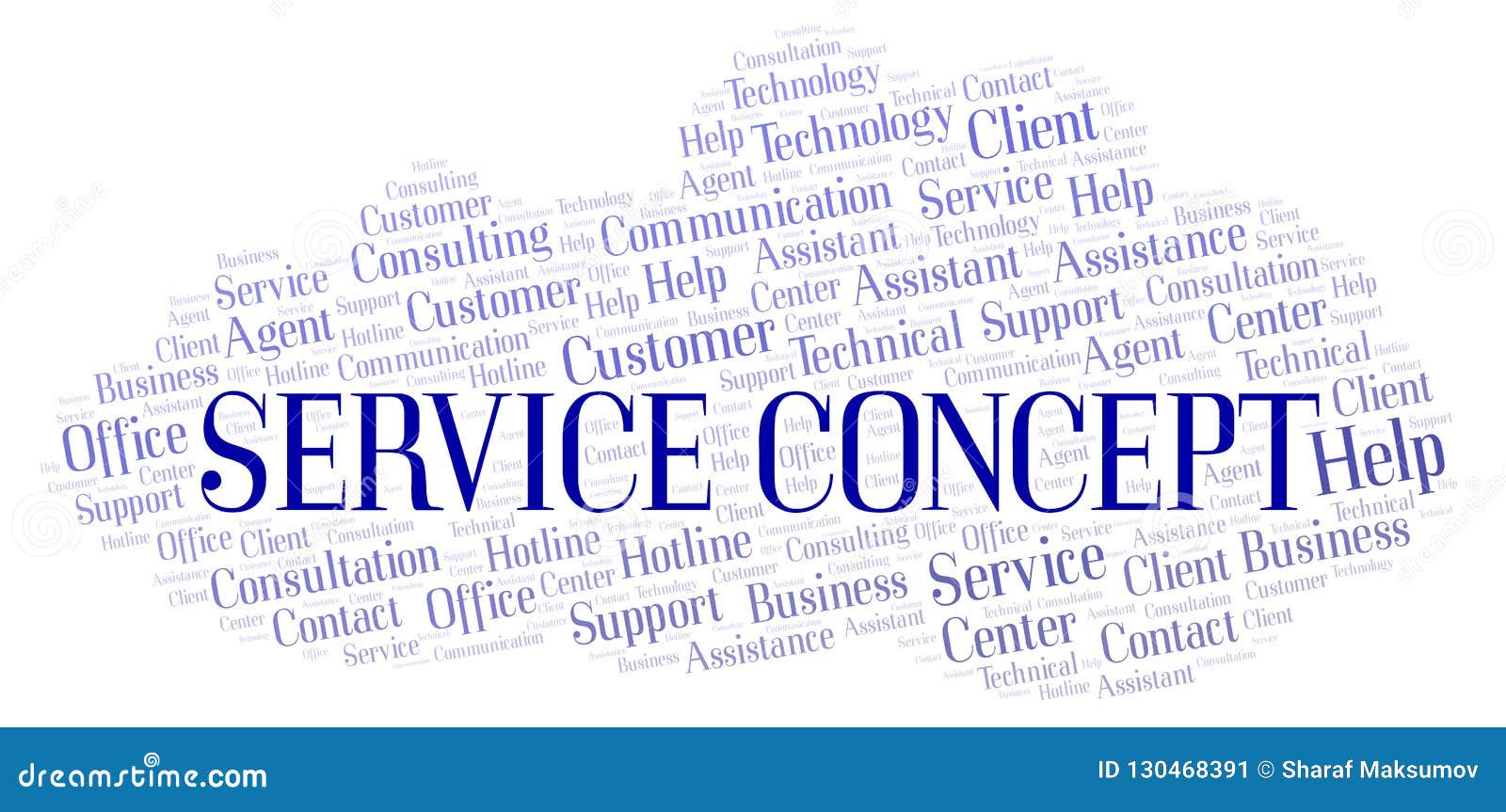 Service Concept Word Cloud. Stock Illustration - Illustration of ...