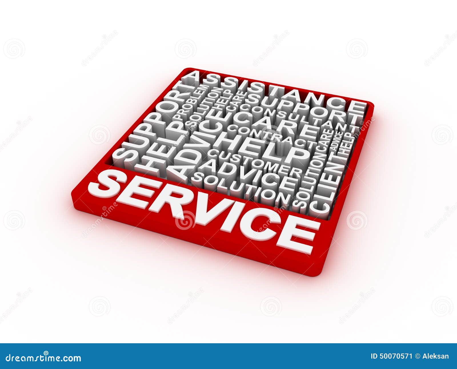 Service concept words stock illustration. Illustration of creativity ...