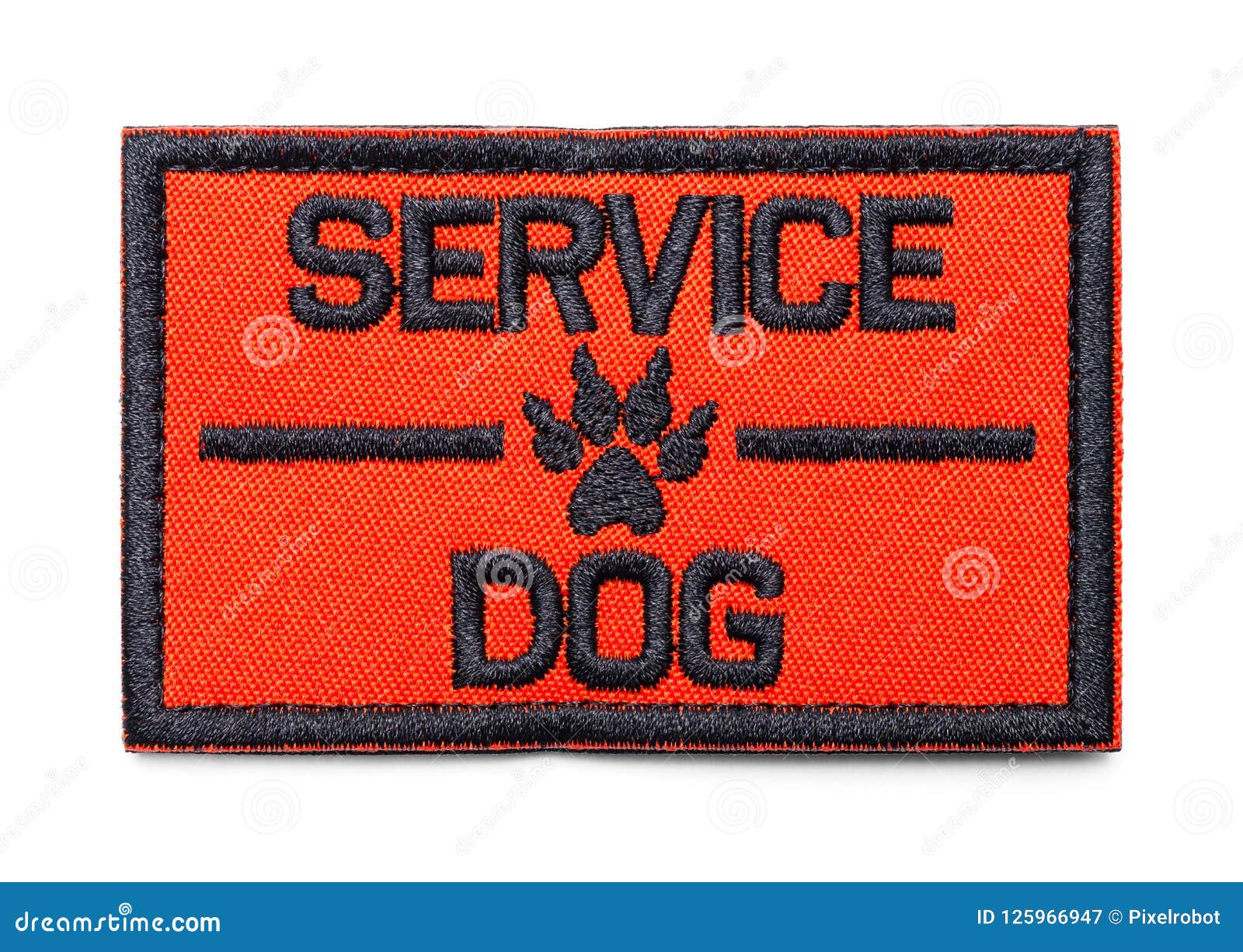Service Dog Patch stock image. Image of security, rescue - 125966947