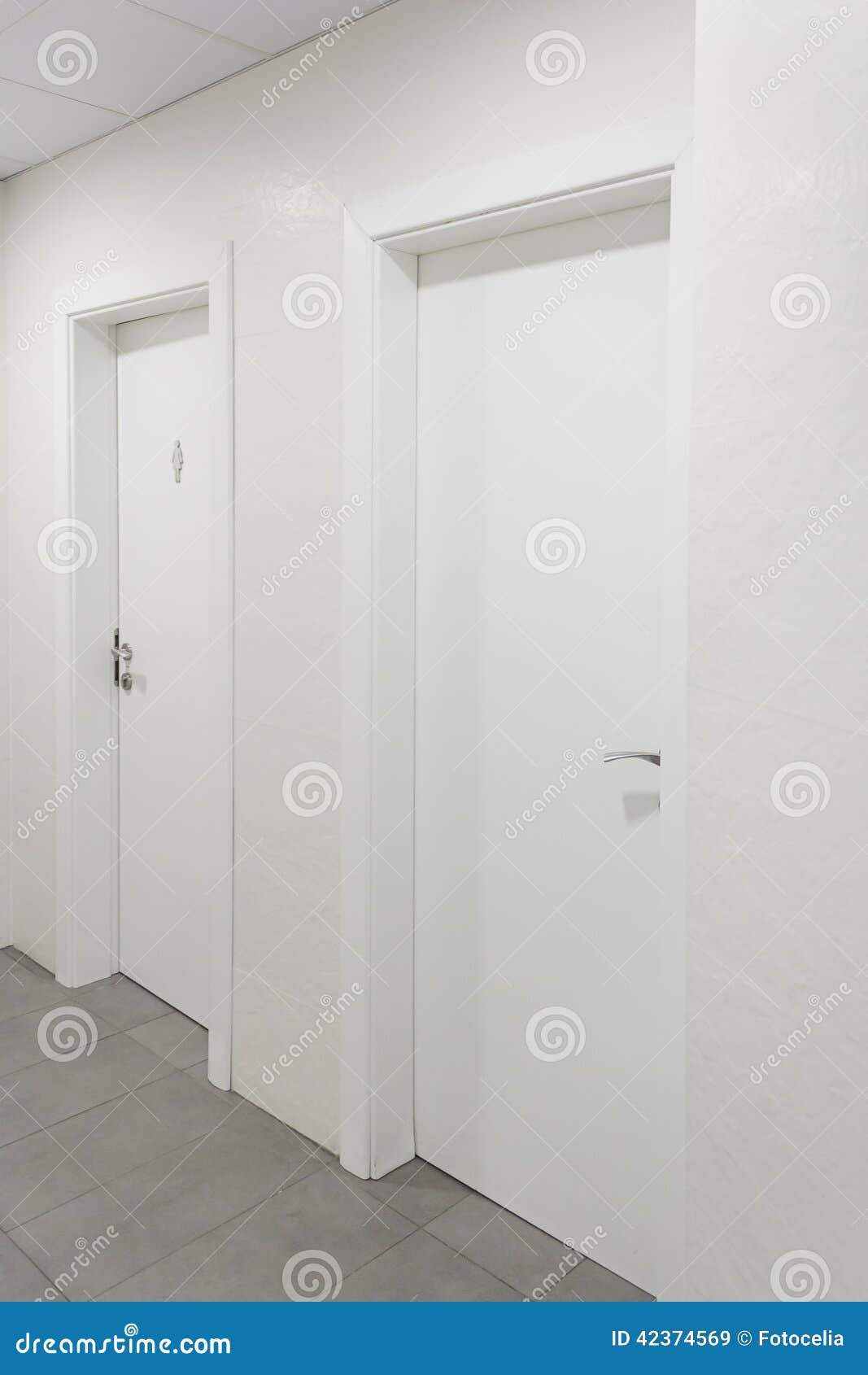 Service doors stock image. Image of lavatory, outline - 42374569
