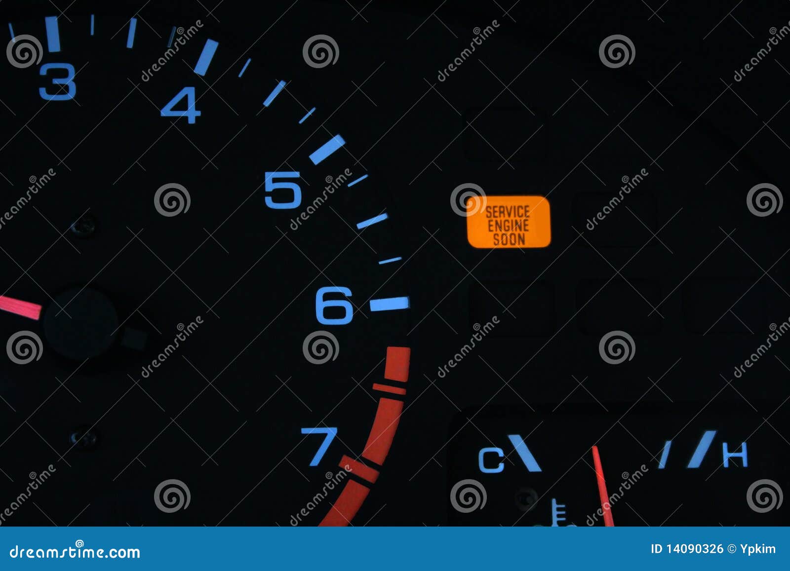 Service Engine Soon stock photo. Image of soon, orange - 14090326