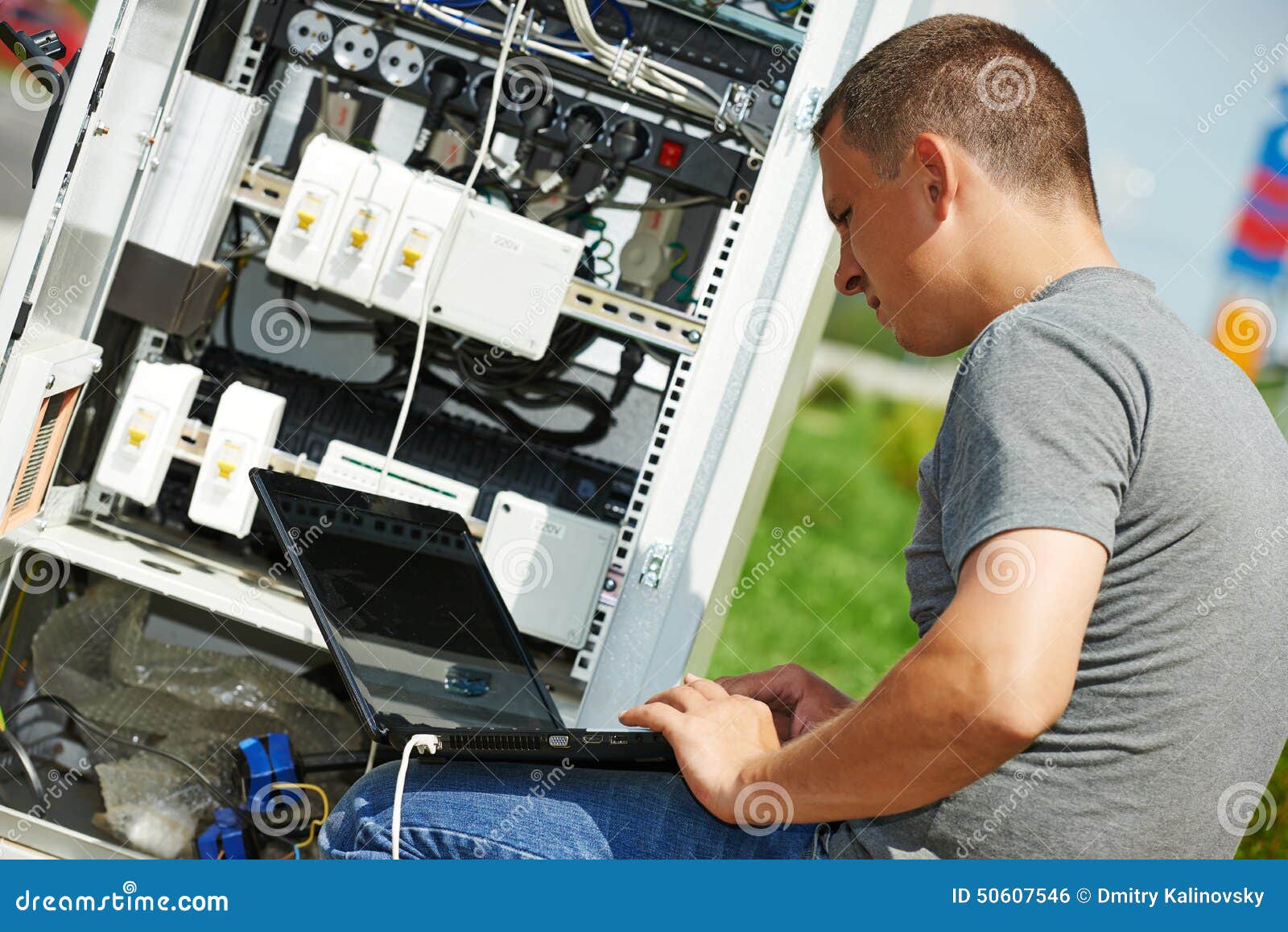 Service engineer adjuster stock photo. Image of outdoors - 50607546