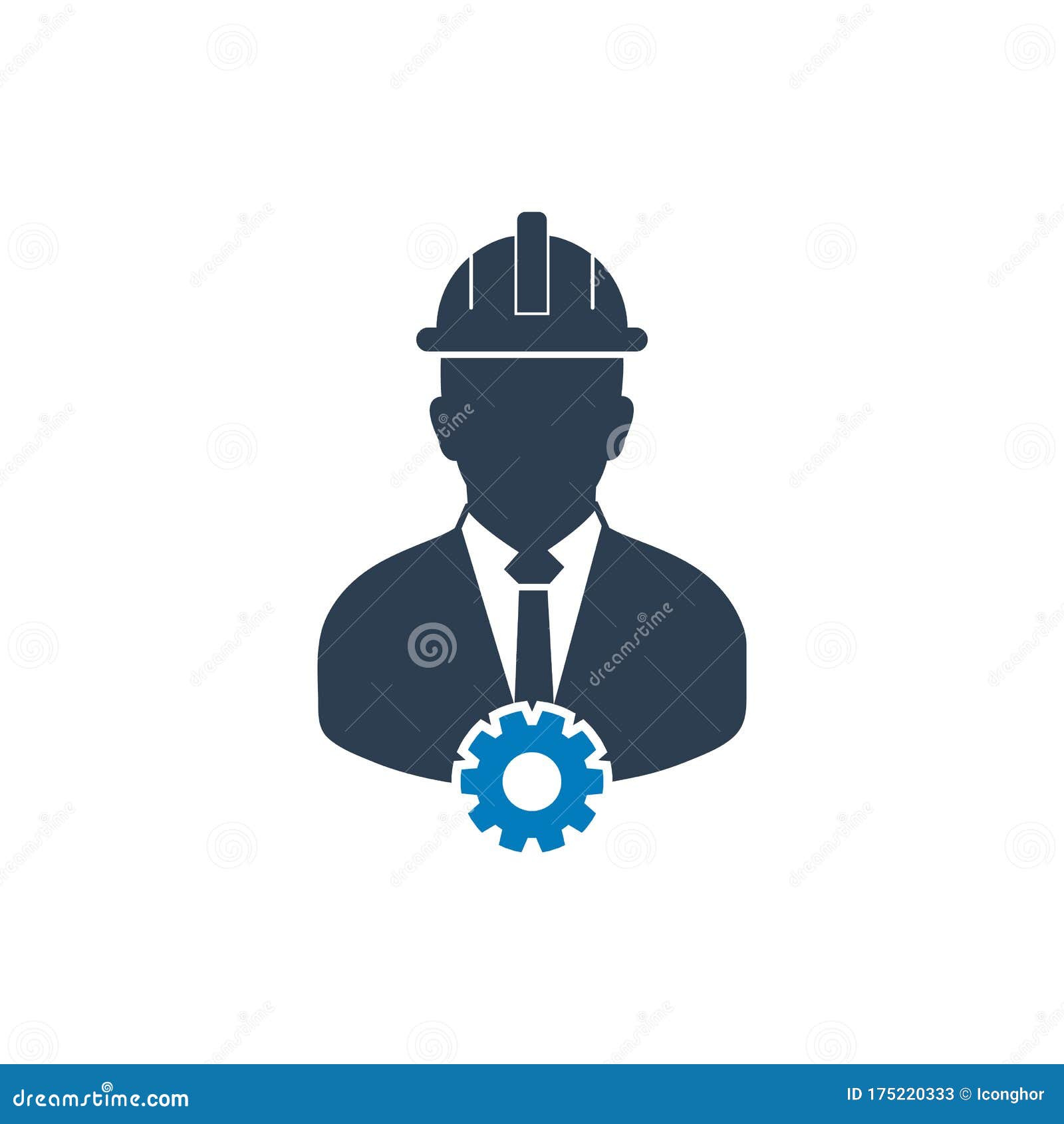 Service Engineer Icon. stock vector. Illustration of symbol - 175220333