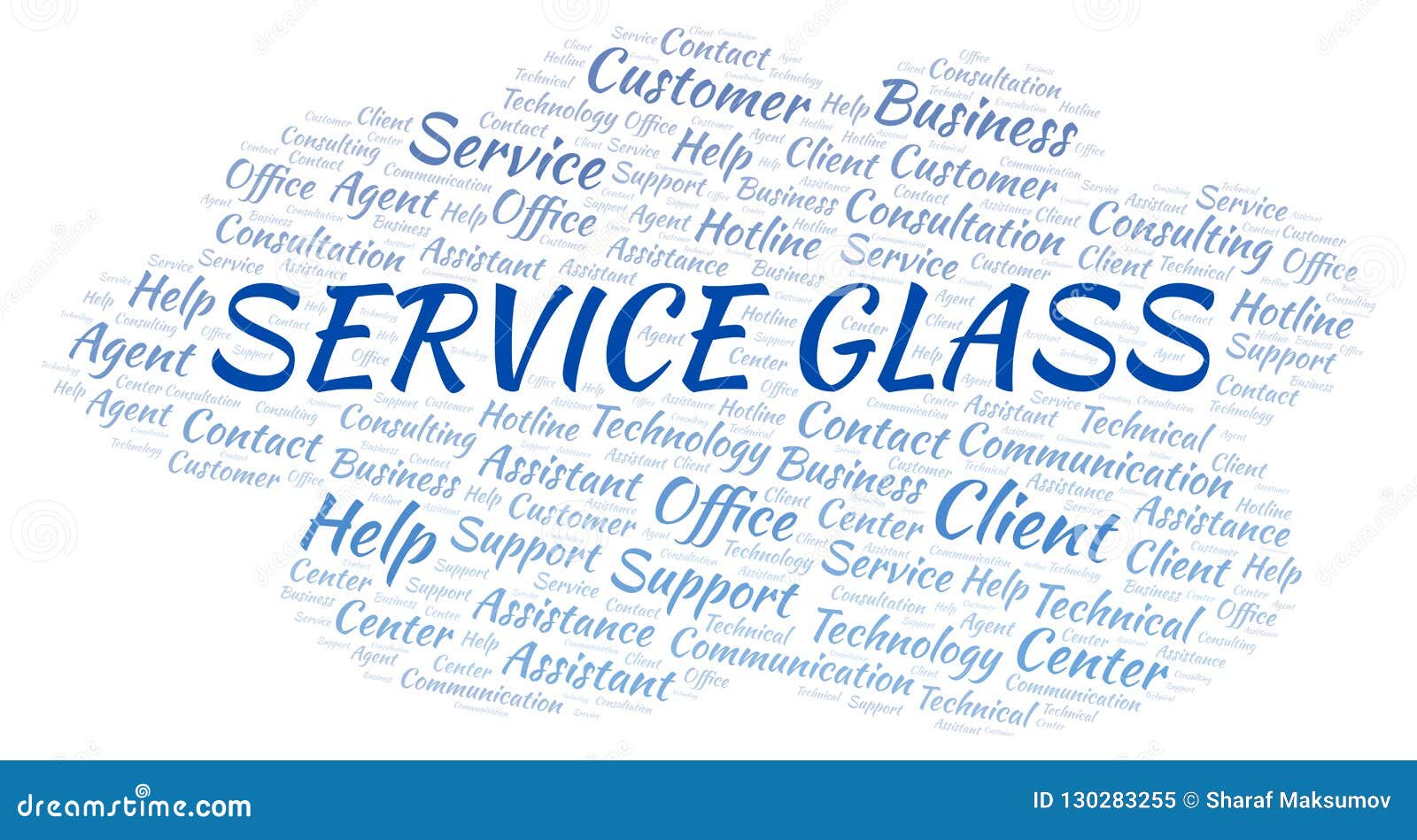 Service Glass word cloud. stock illustration. Illustration of wordcloud ...