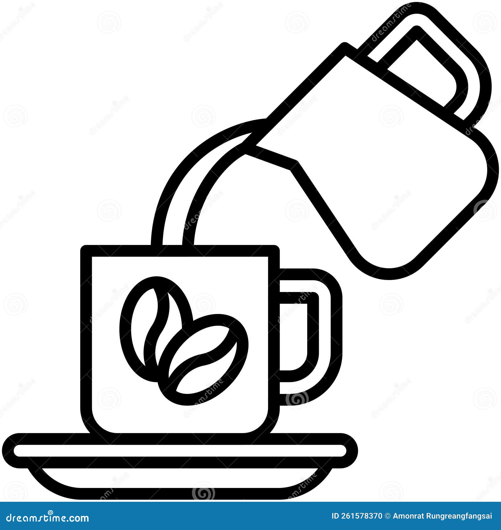 Service Icon, Coffee Shop Related Vector Stock Vector - Illustration of ...