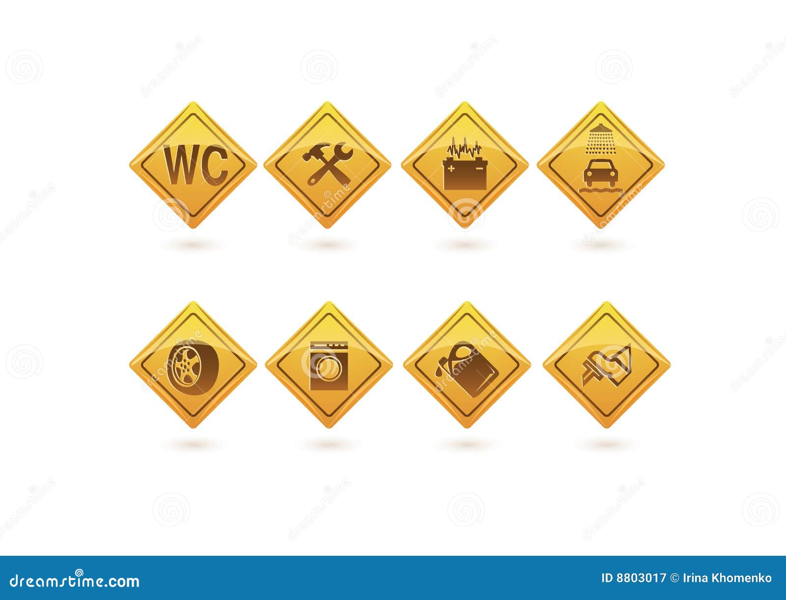 Service icons stock illustration. Illustration of button - 8803017