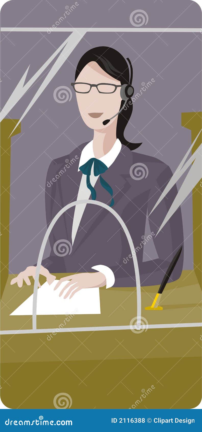 Service Illustration Series Stock Vector - Illustration of woman ...