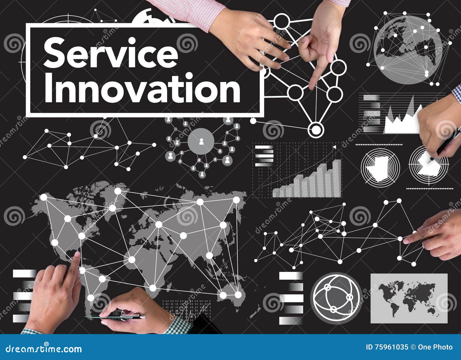 Service Innovation stock image. Image of global, hands - 75961035