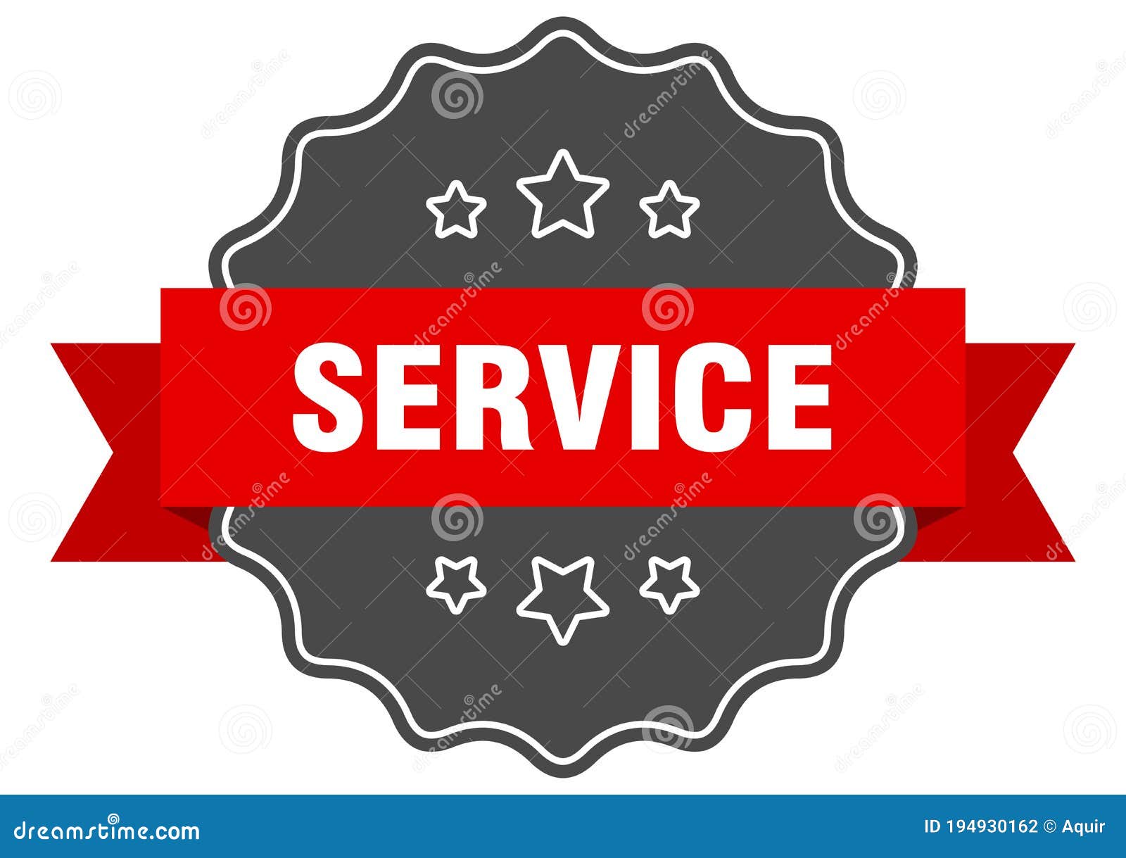 Service Label. Service Isolated Seal. Sticker. Sign Stock Vector ...