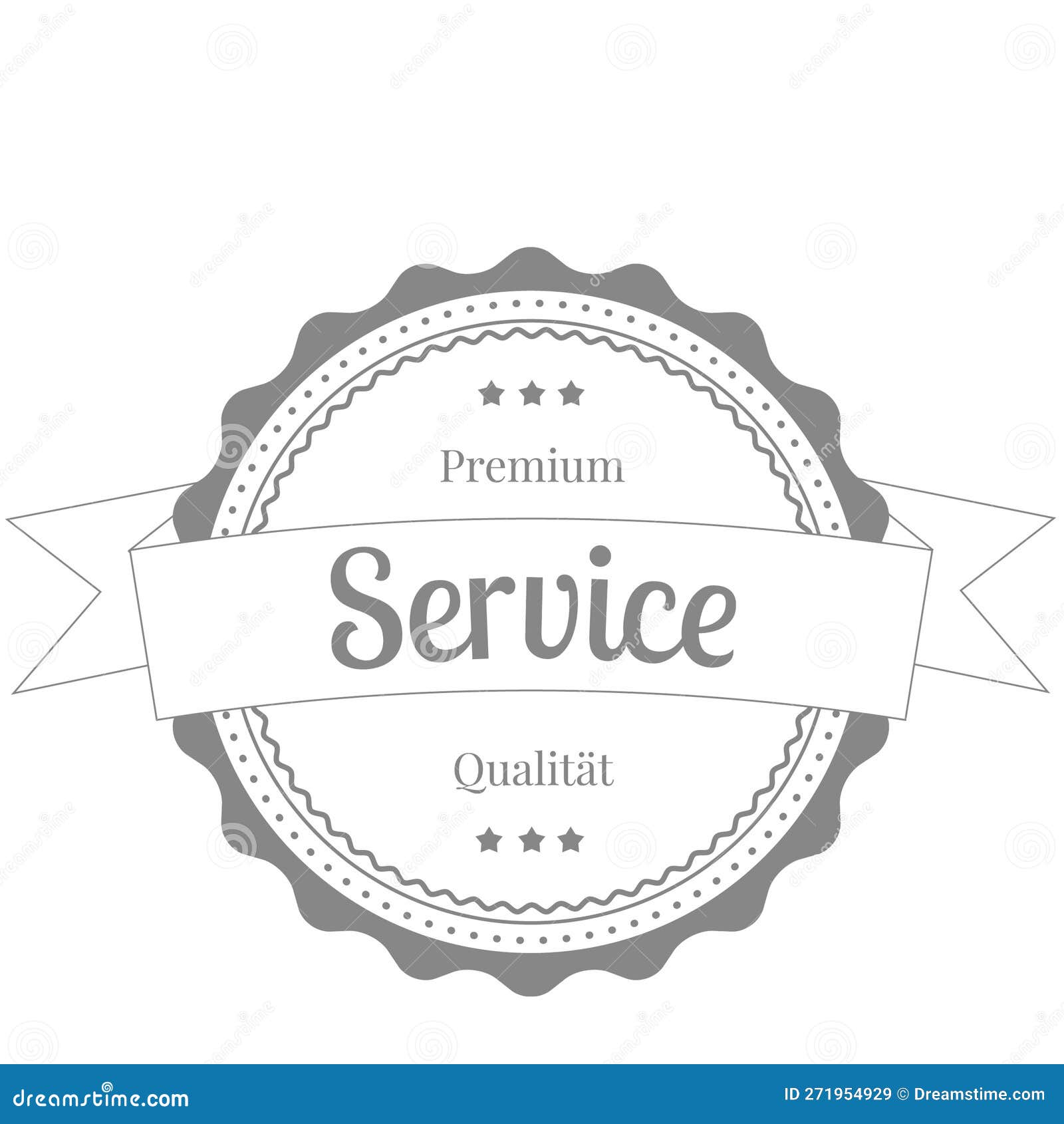 Service Label Sticker Badge Stock Illustration - Illustration of ...