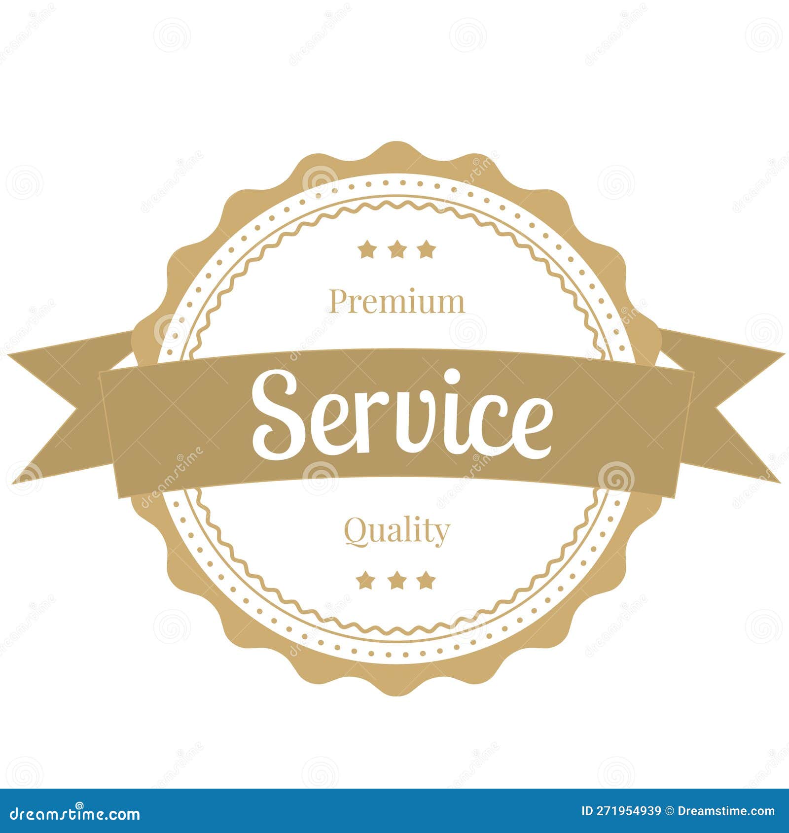 Service Label Sticker Badge Stock Illustration - Illustration of brand ...