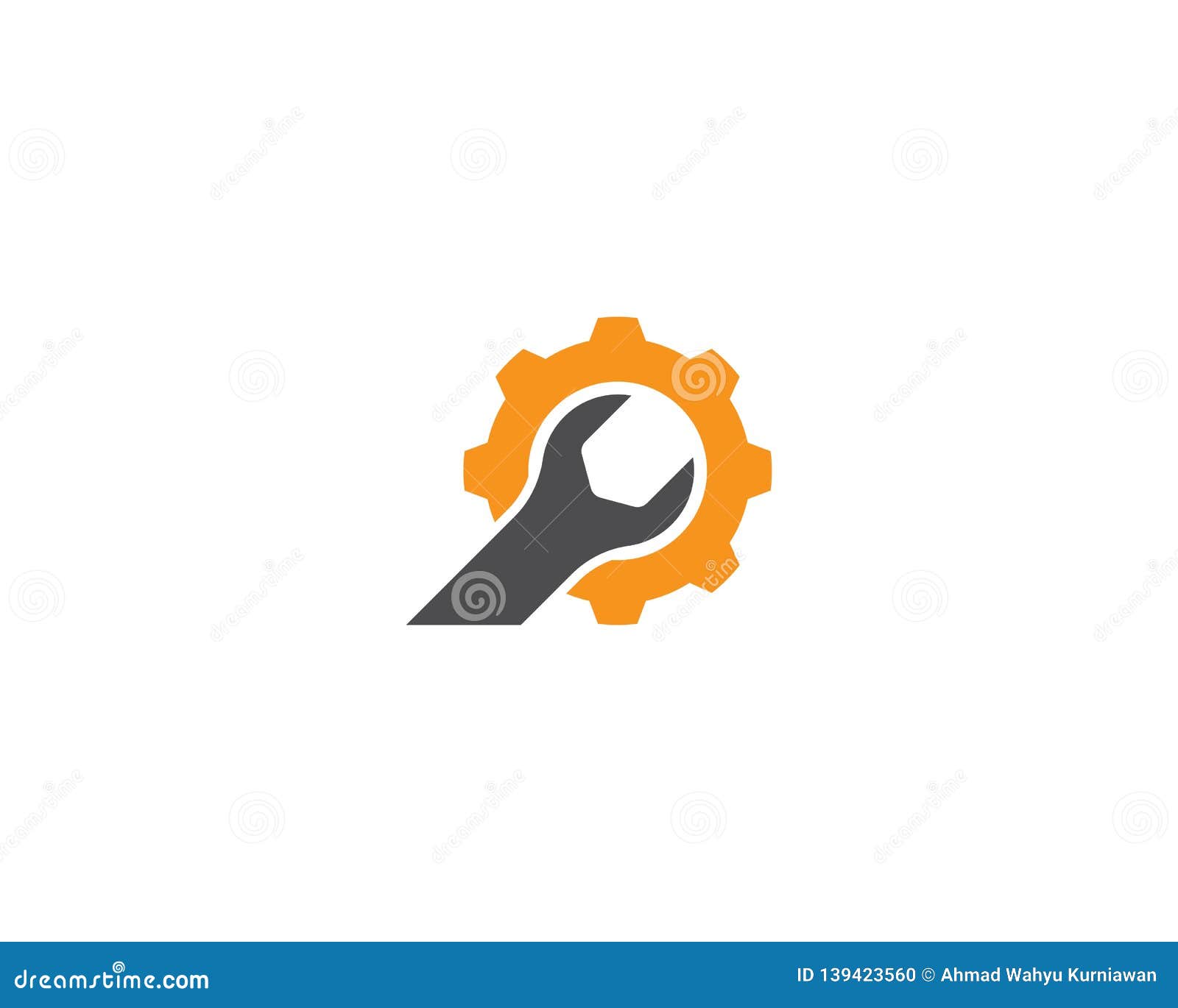 Service logo vector stock vector. Illustration of spanner - 139423560
